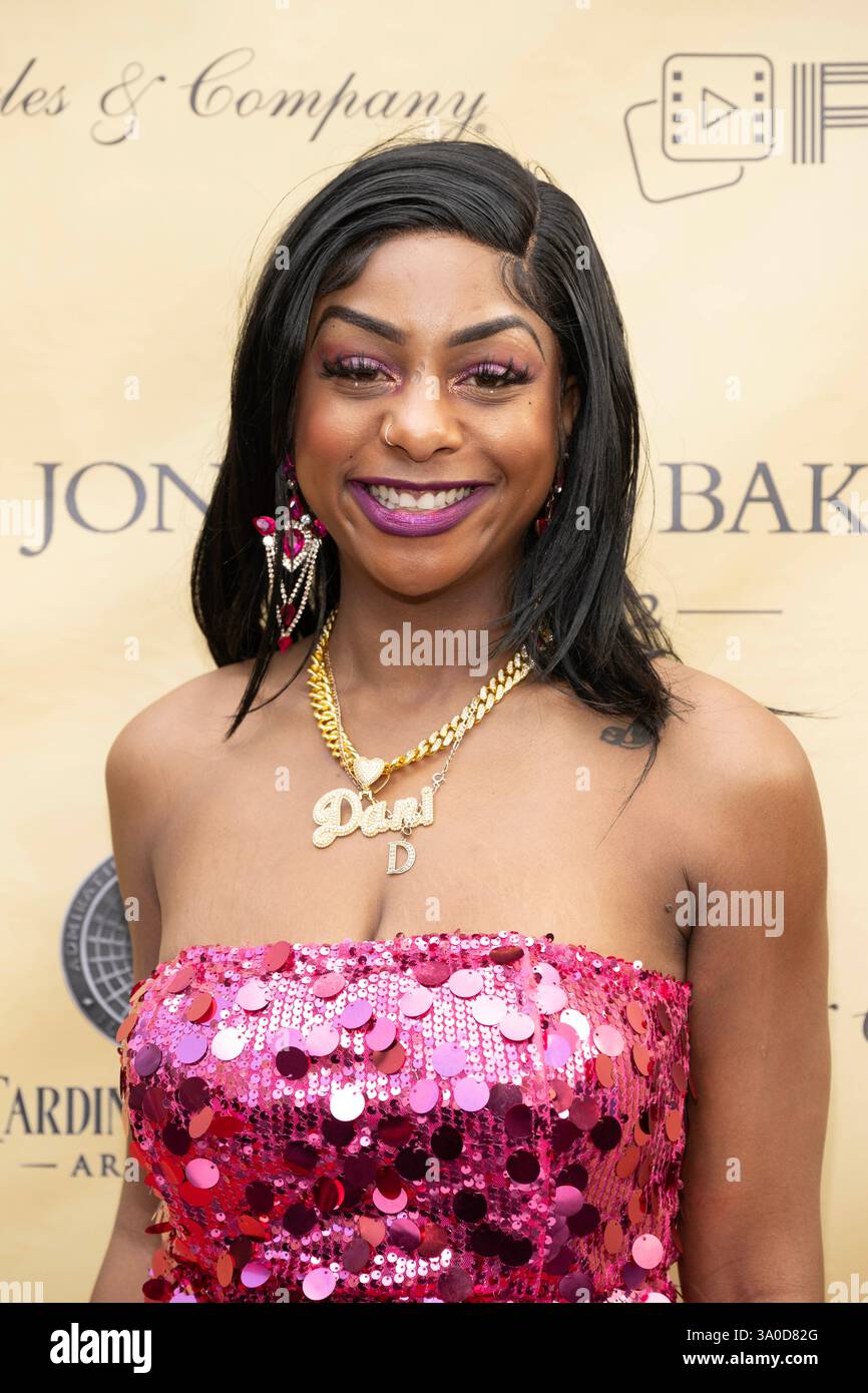 Actress Danielle Daniels attends The Icons Of Hollywood Oscar Viewing Soiree At Baker Manor, Los ...