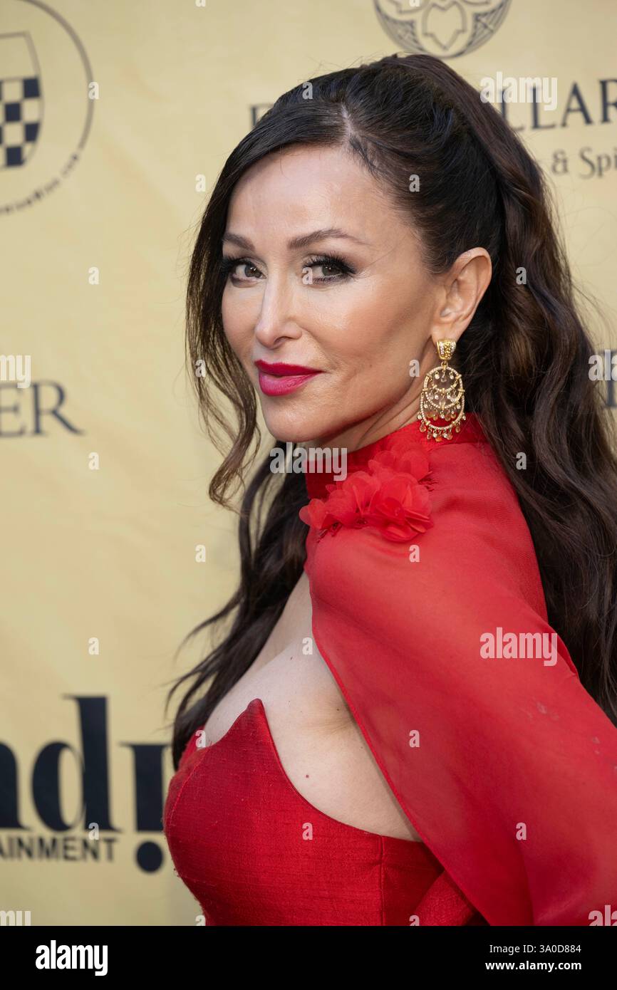 Actress Sofia Milos attends The Icons Of Hollywood Oscar Viewing Soiree ...