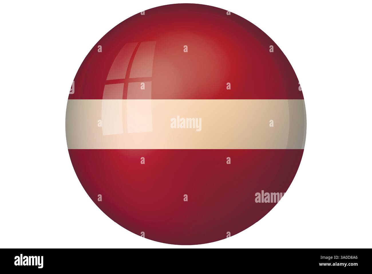 Flag of Latvia. Latvian national symbol in official colors. Template icon. Abstract vector ...