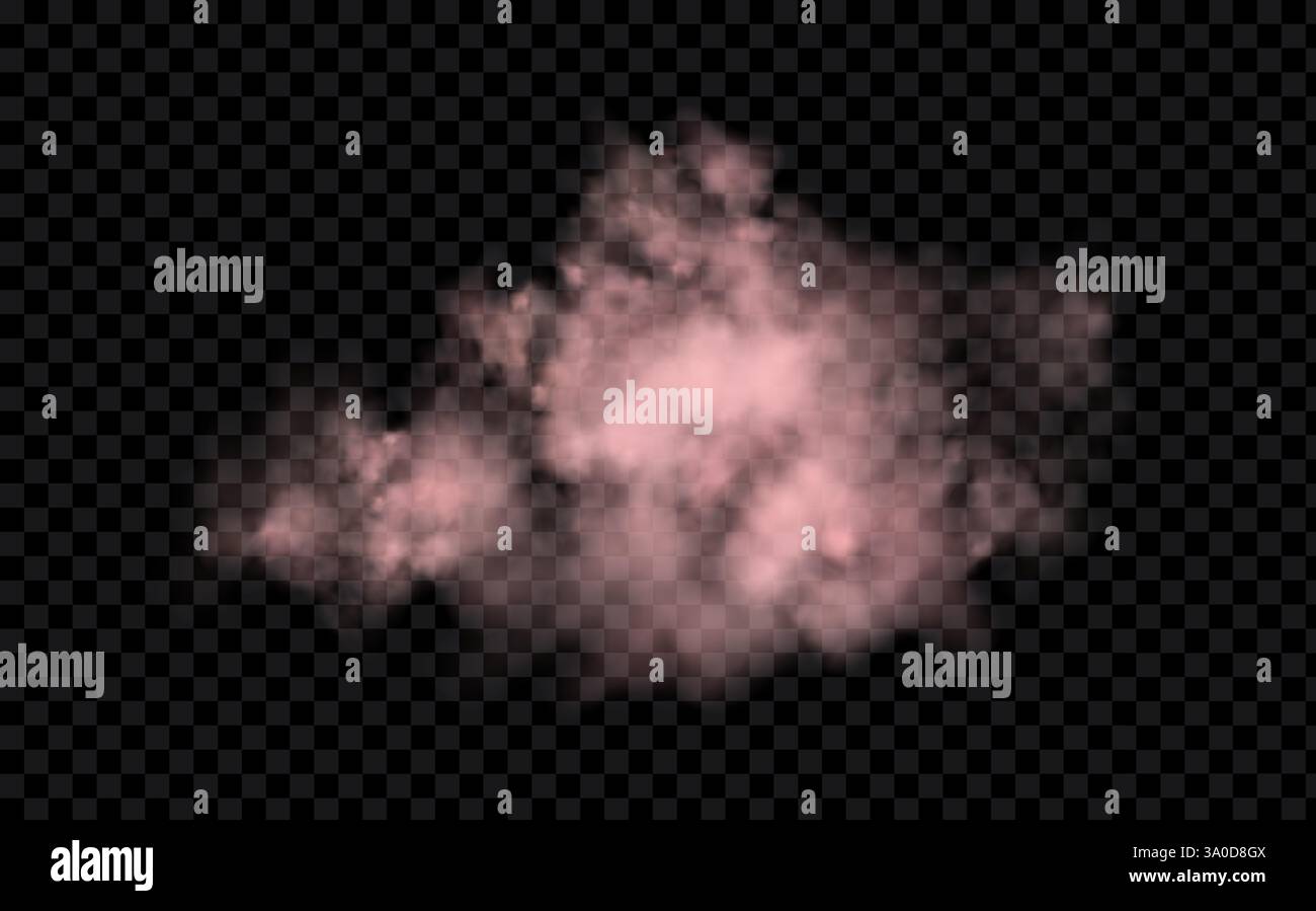 Magical motion, sparkling lines on a black background.Pink powder dust ...