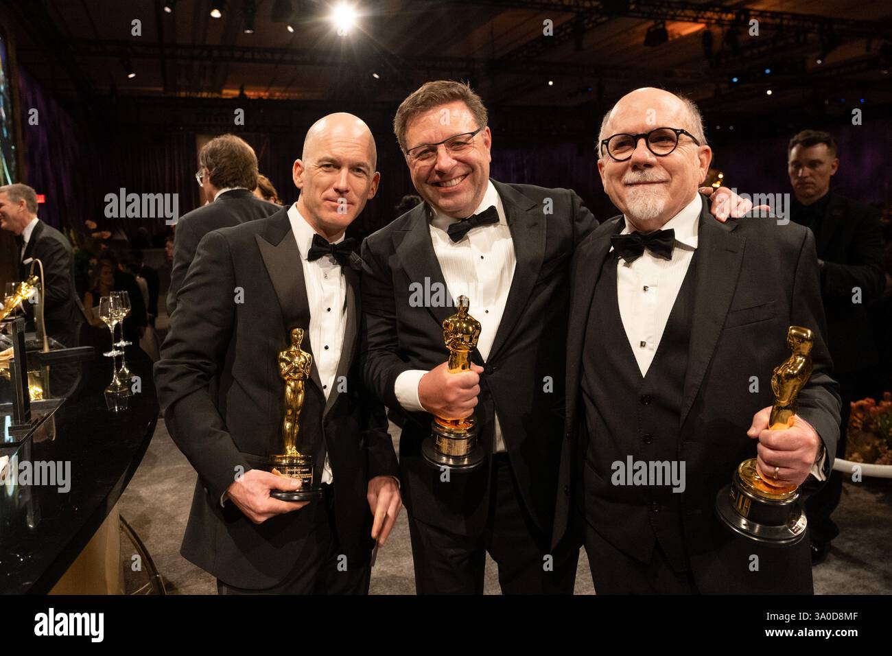 Los Angeles, USA. 02nd Mar, 2025. Gareth John, Ron Bartlett and Richard ...