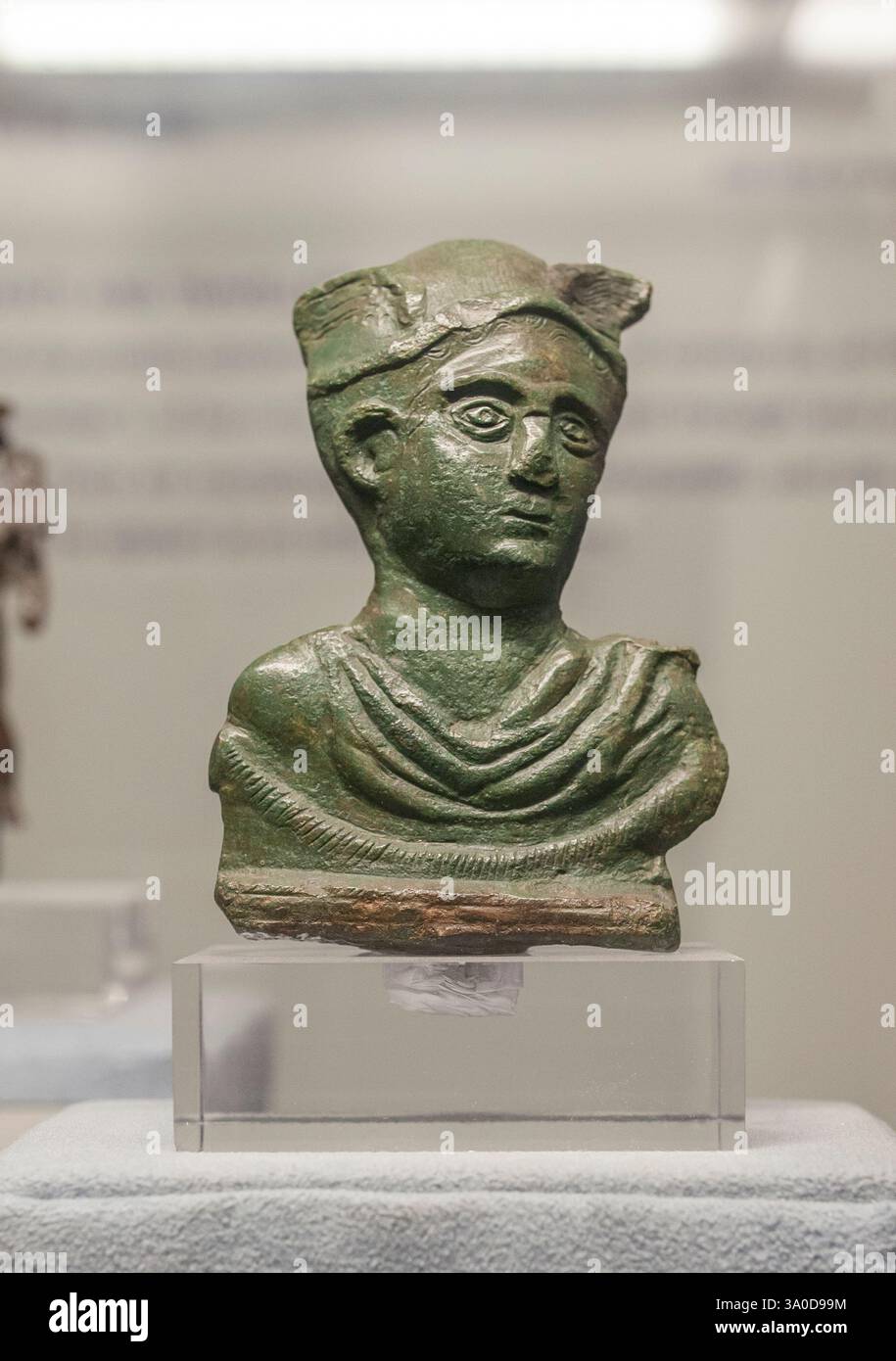 Lisbon, Portugal - March the 1st, 2020: Bust of Mercury, roman god of ...