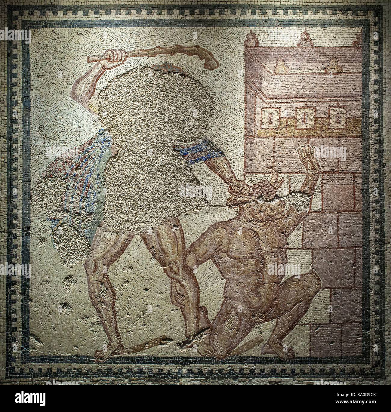 Lisbon, Portugal - March the 1st, 2020: Theseus and the Minotaur Roman ...
