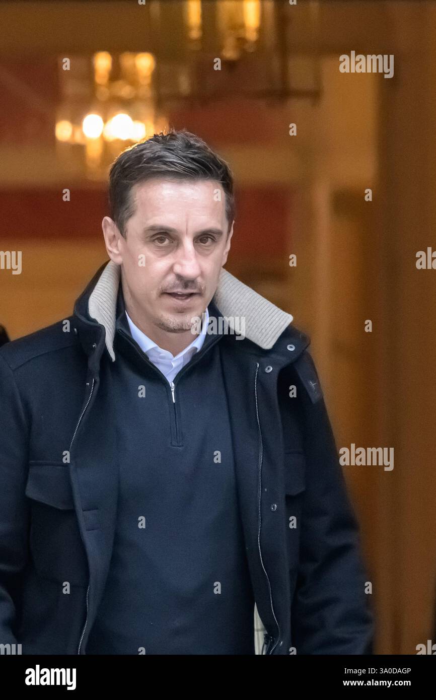 London, UK. 3rd Mar, 2025. Gary Neville - football pundit, former ...