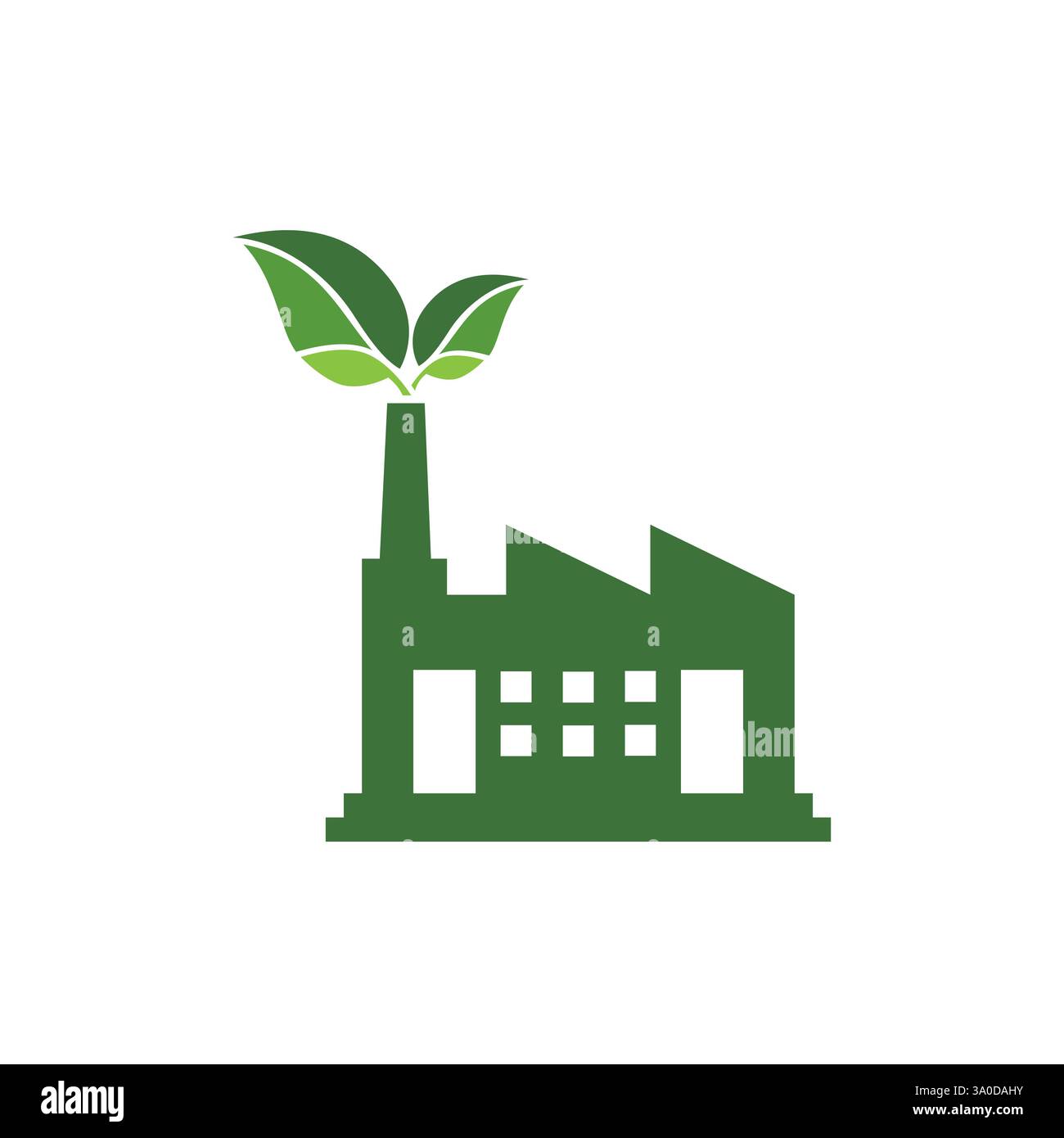 Green Industrial Factory or Eco Industrial Development Concept Stock ...