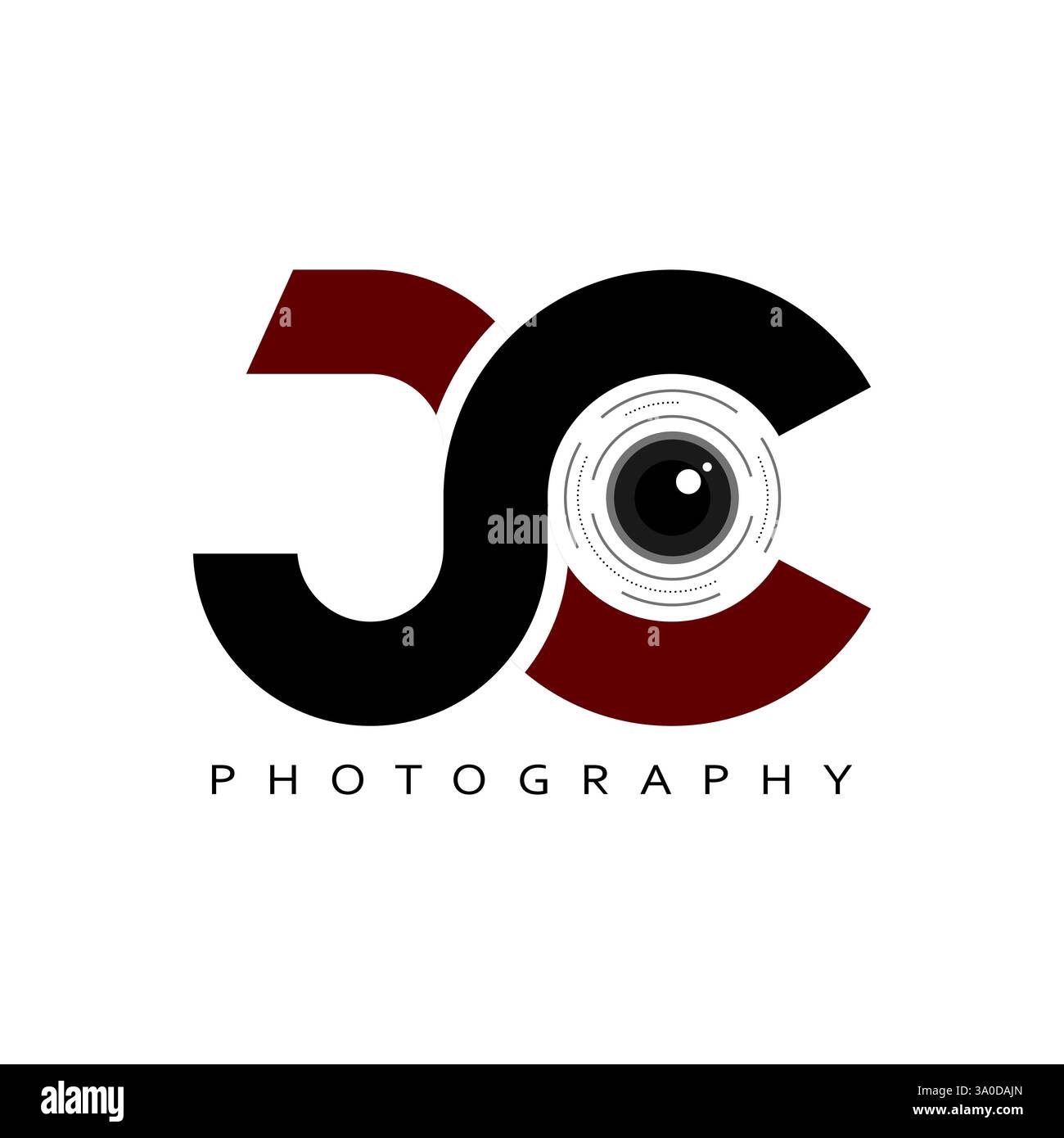 Initial Letter JC CJ Photography logo Stock Vector Image & Art - Alamy