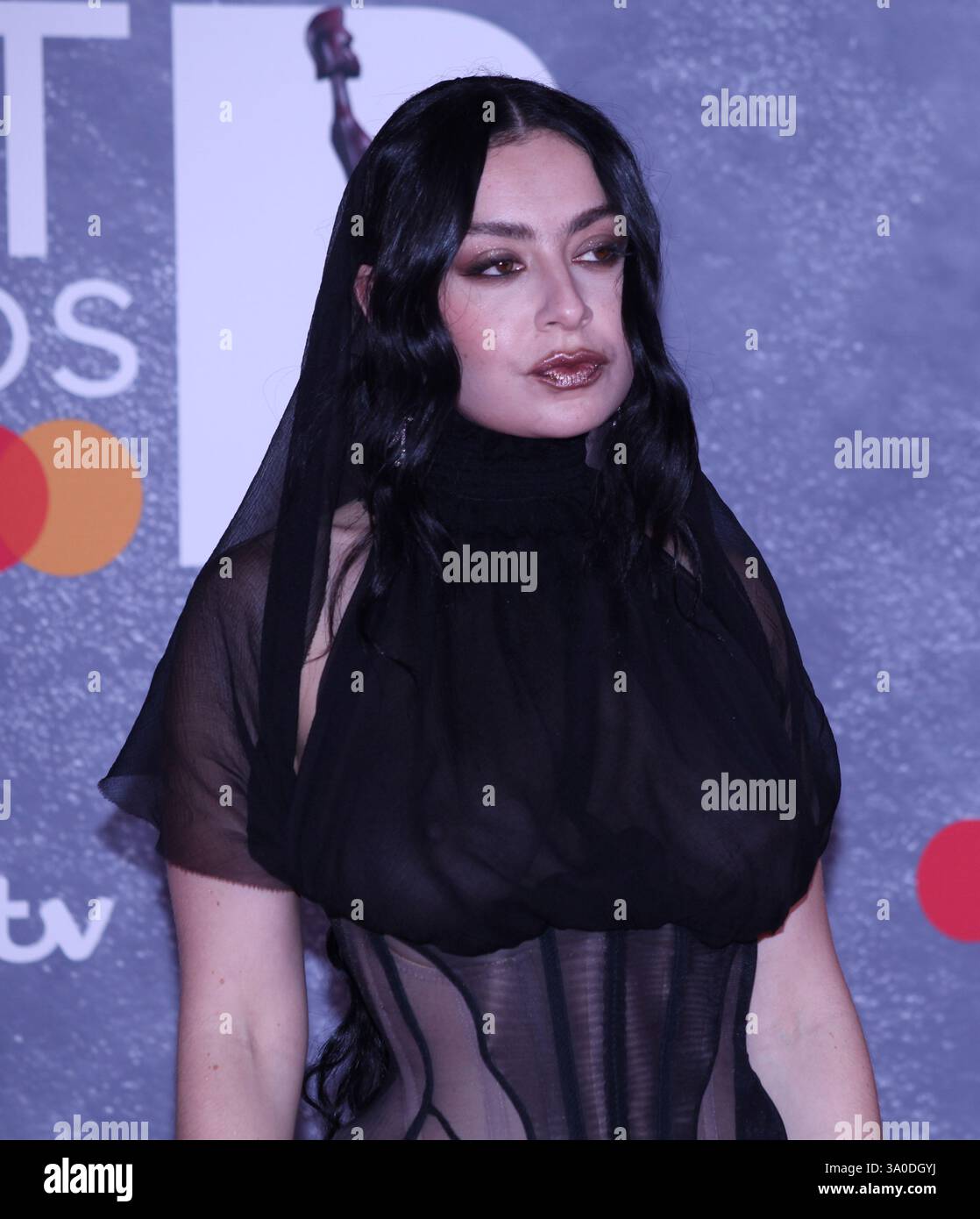 London, UK. Charli XCX (Charlotte Emma Aitchison) at the BRIT Awards ...