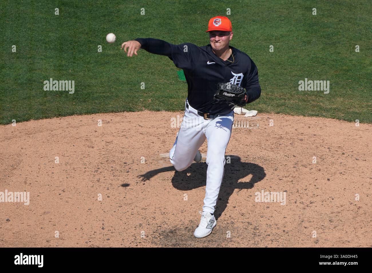 Detroit Tigers pitcher Ty Madden throws against the Toronto Blue Jays ...