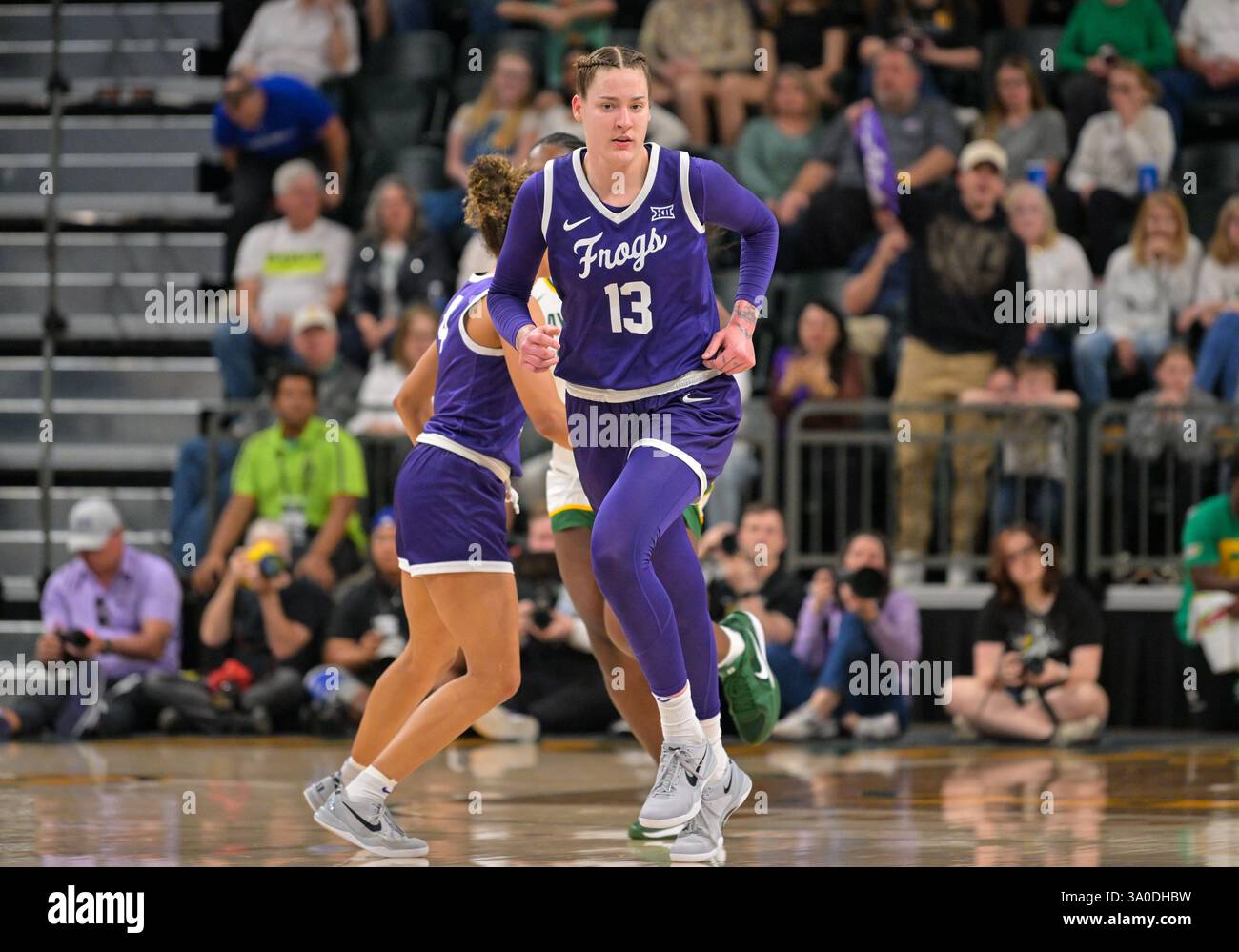 Waco, Texas, USA. 2nd Mar, 2025. TCU Horned Frogs center Sedona Prince ...