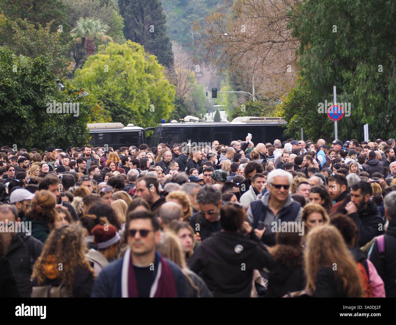 Demonstration marching walking social issues crowded hi-res stock ...