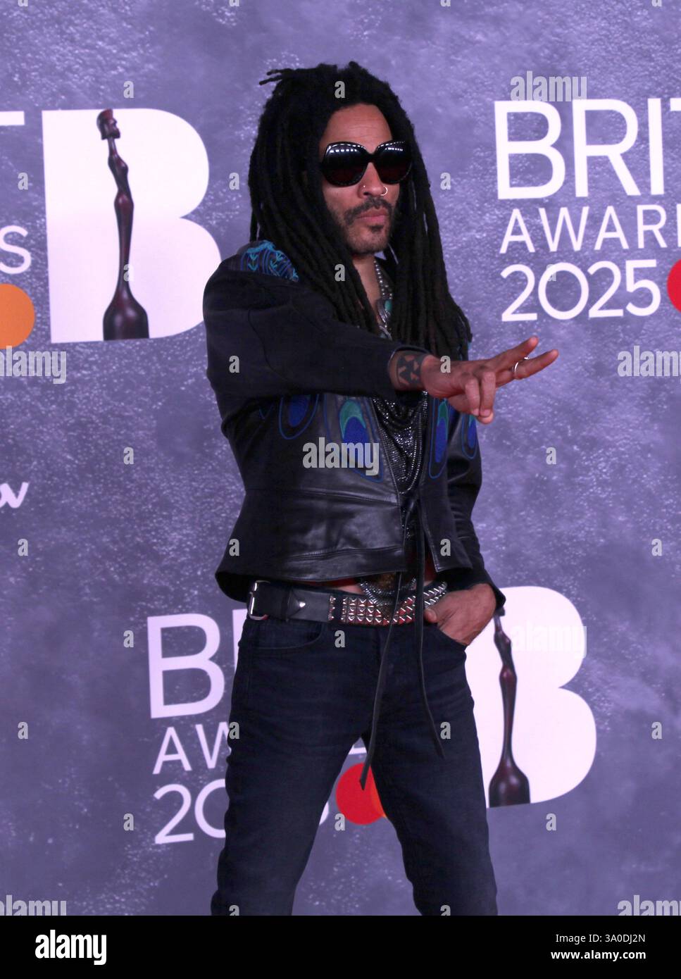 London, UK. Lenny Kravitz at the BRIT Awards 2025. The O2 London. 1st ...
