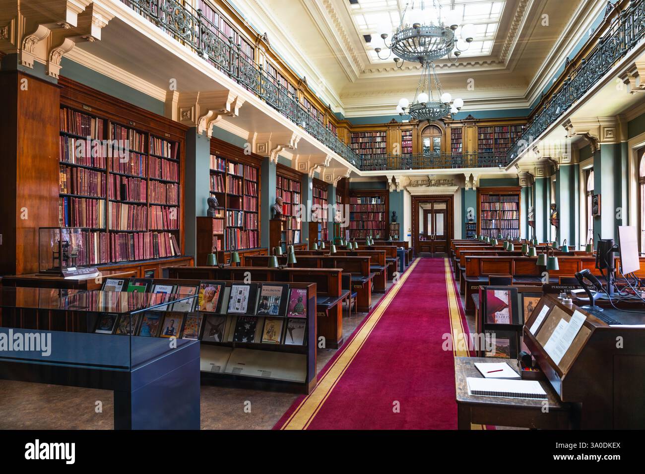 Elegant Library Room Inside the Victoria and Albert Museum. London, UK ...