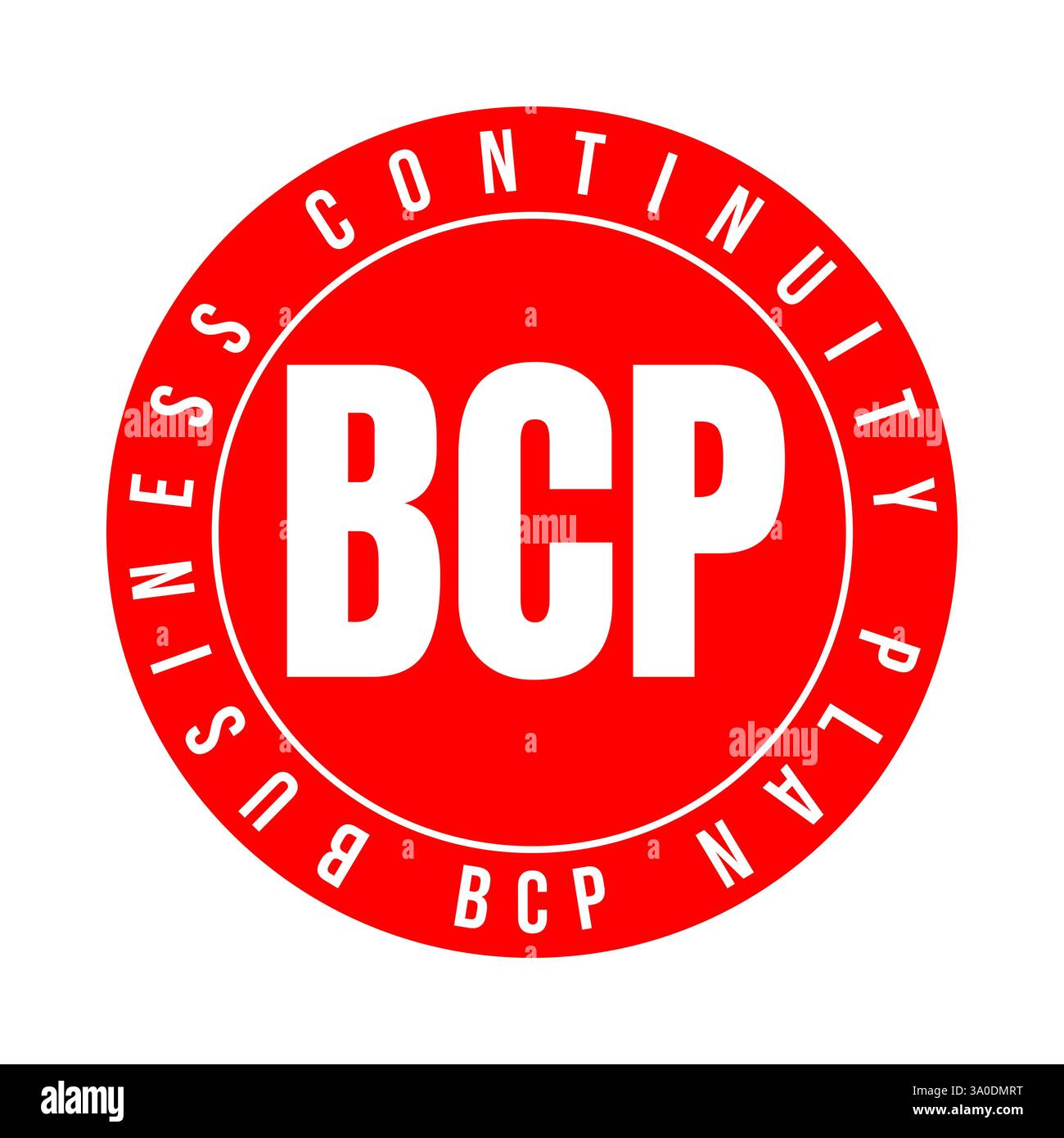BCP business continuity planning symbol icon Stock Photo - Alamy