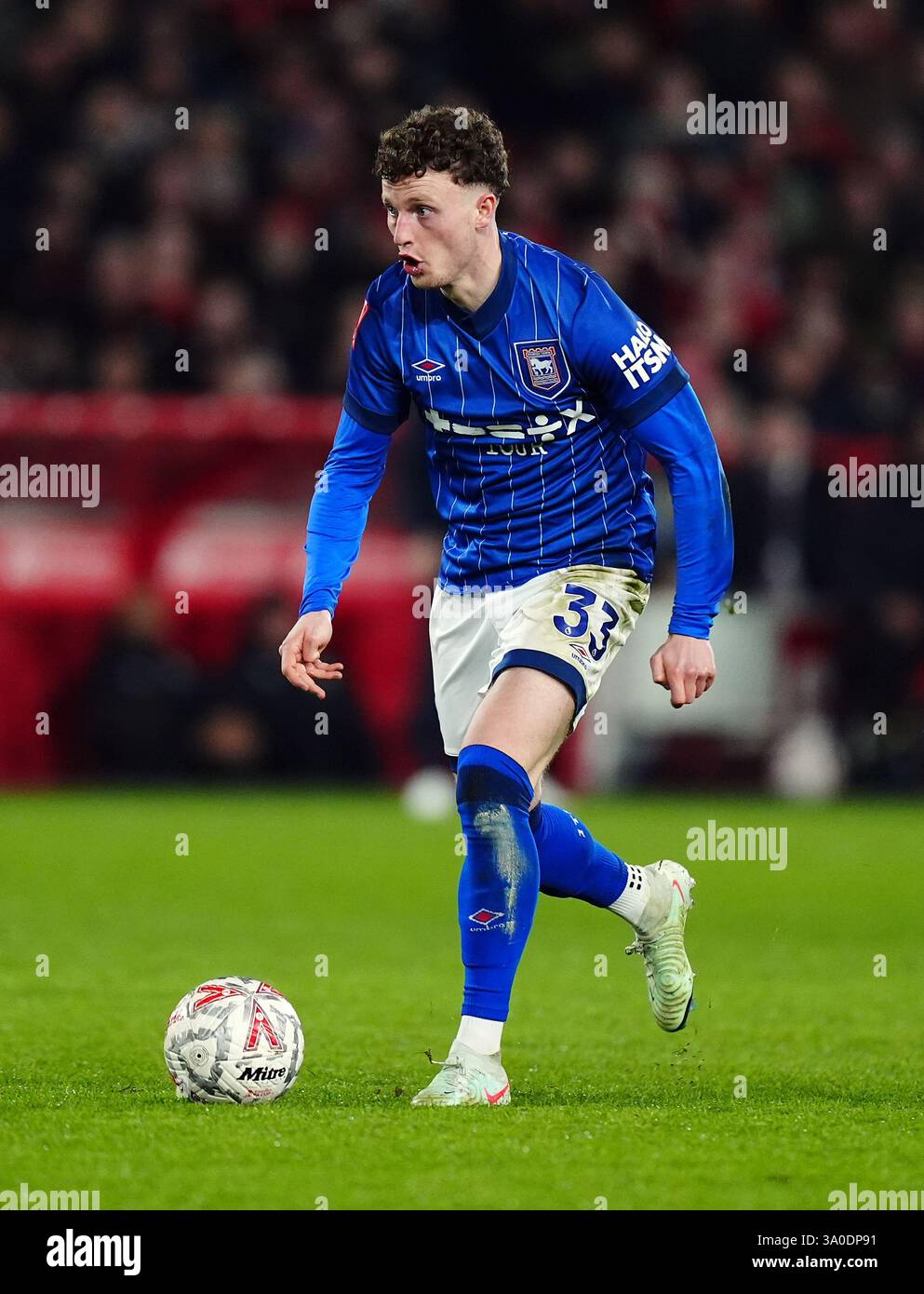 Ipswich Town's Nathan Broadhead during the Emirates FA Cup fifth round ...