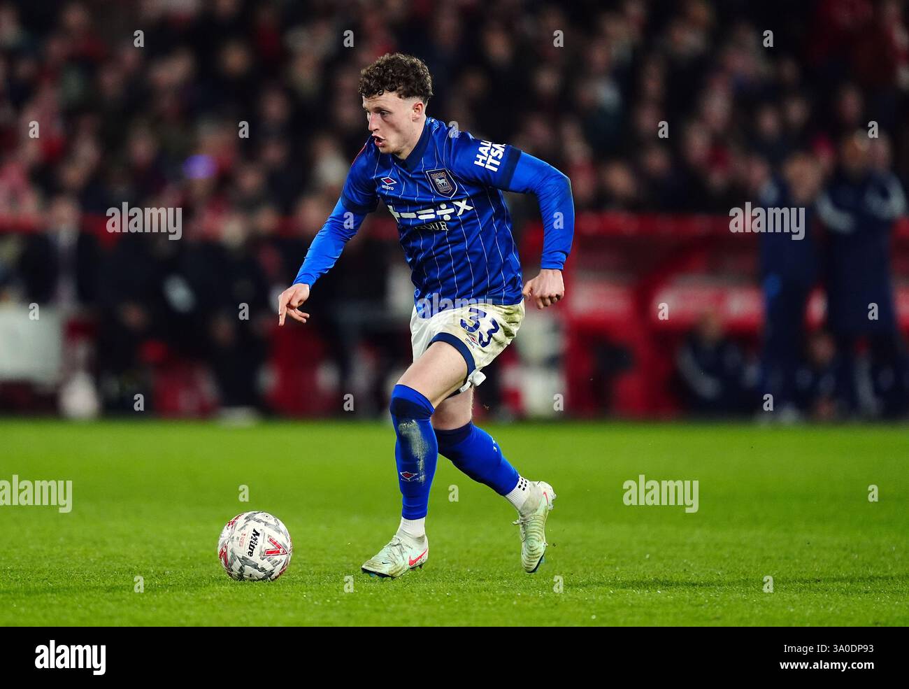 Ipswich Town's Nathan Broadhead during the Emirates FA Cup fifth round ...