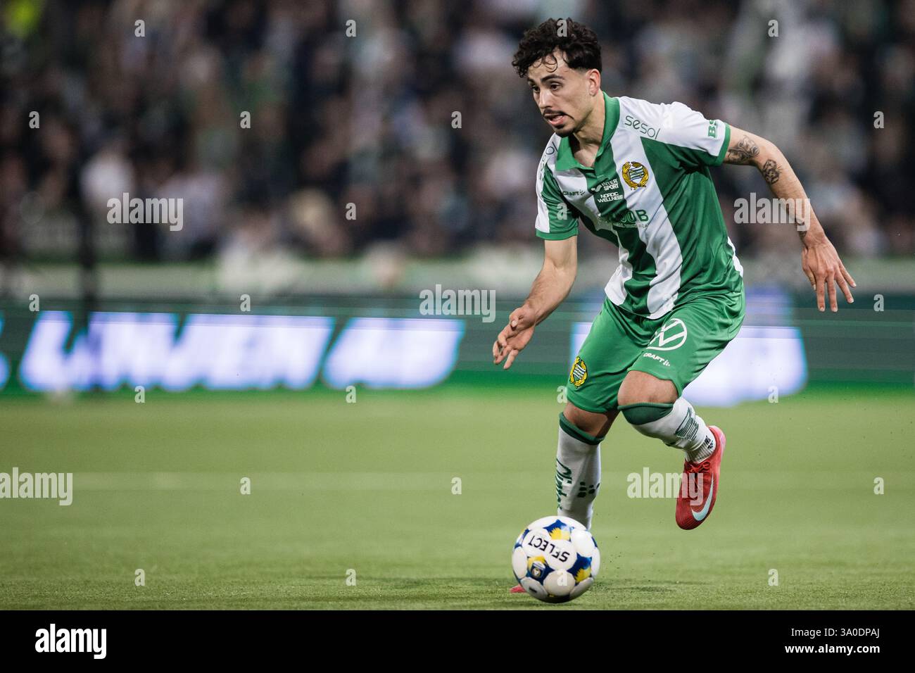 Stockholm, Sverige. 03rd Mar, 2025. 250303 Hammarbys Sebastian Tounekti ...