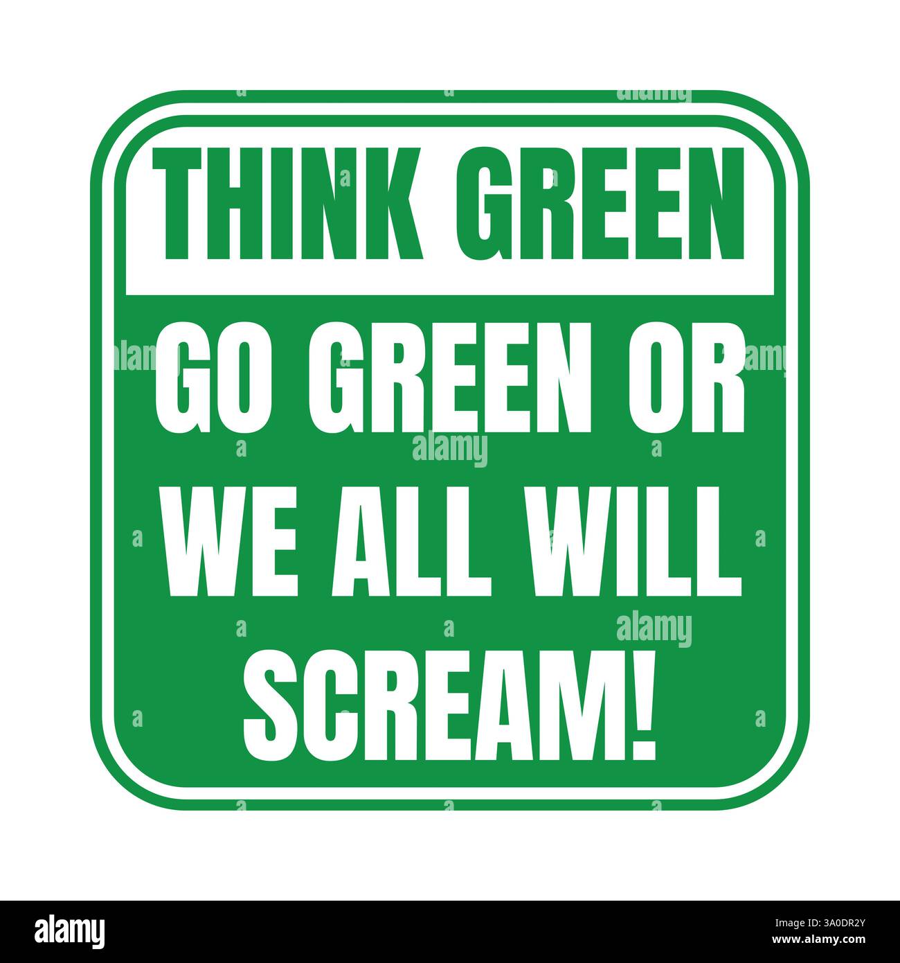 The scream of nature Cut Out Stock Images & Pictures - Alamy