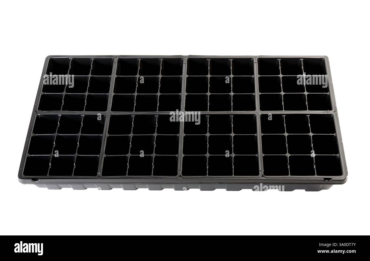 Commercial plastic growing containers for young plants Stock Photo - Alamy