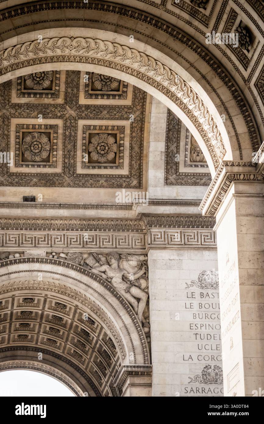 Under the arches of the Arc de Triomphe in Paris - 1 - Paris, France ...