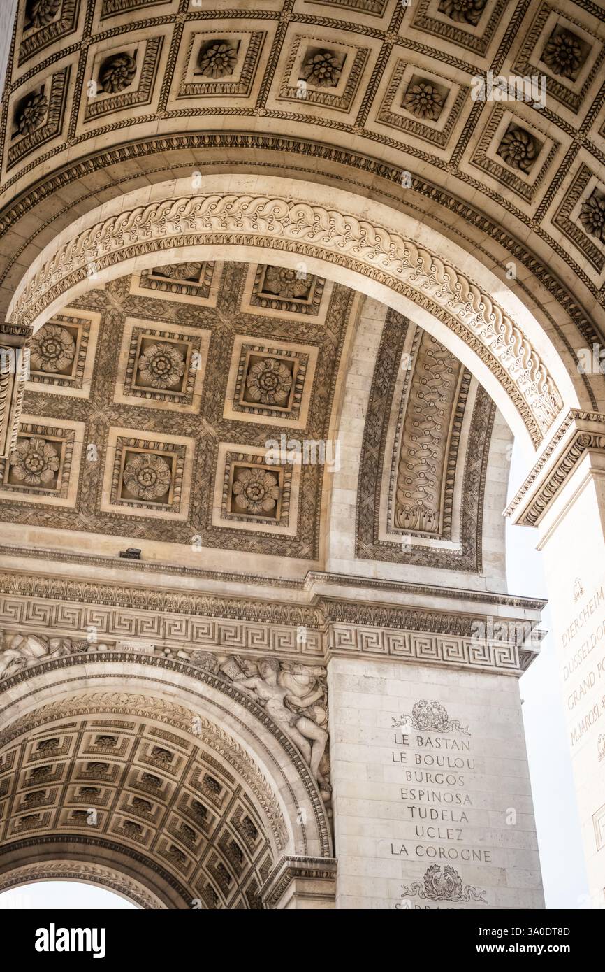 Under the arches of the Arc de Triomphe in Paris - 5 - Paris, France ...