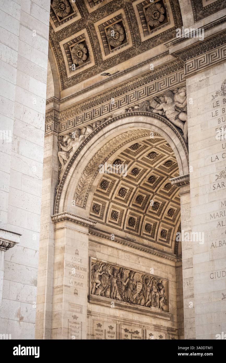 Under the arches of the Arc de Triomphe in Paris - 9 - Paris, France ...