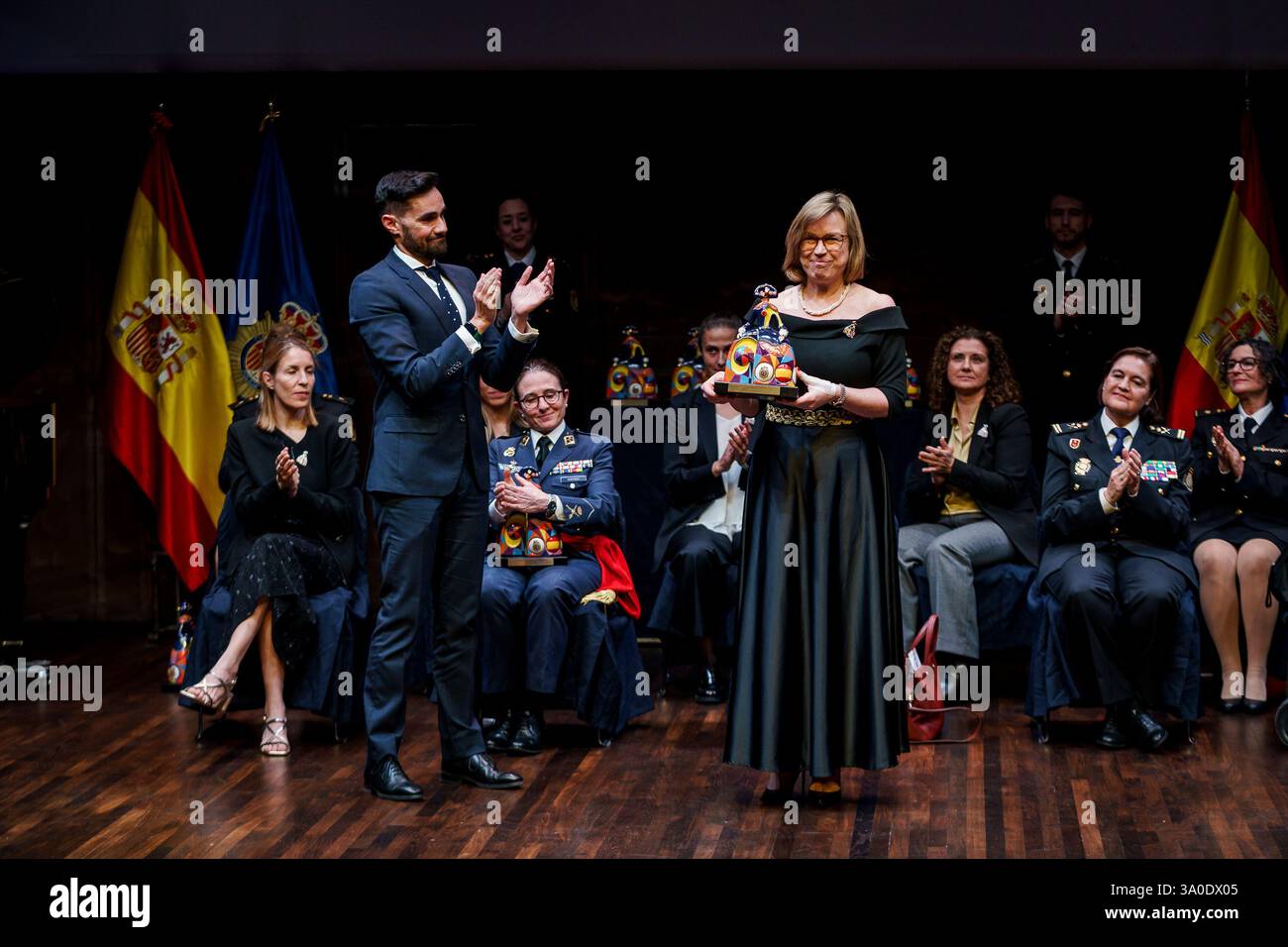 Europol Executive Director Catherine De Bolle receives an award during ...