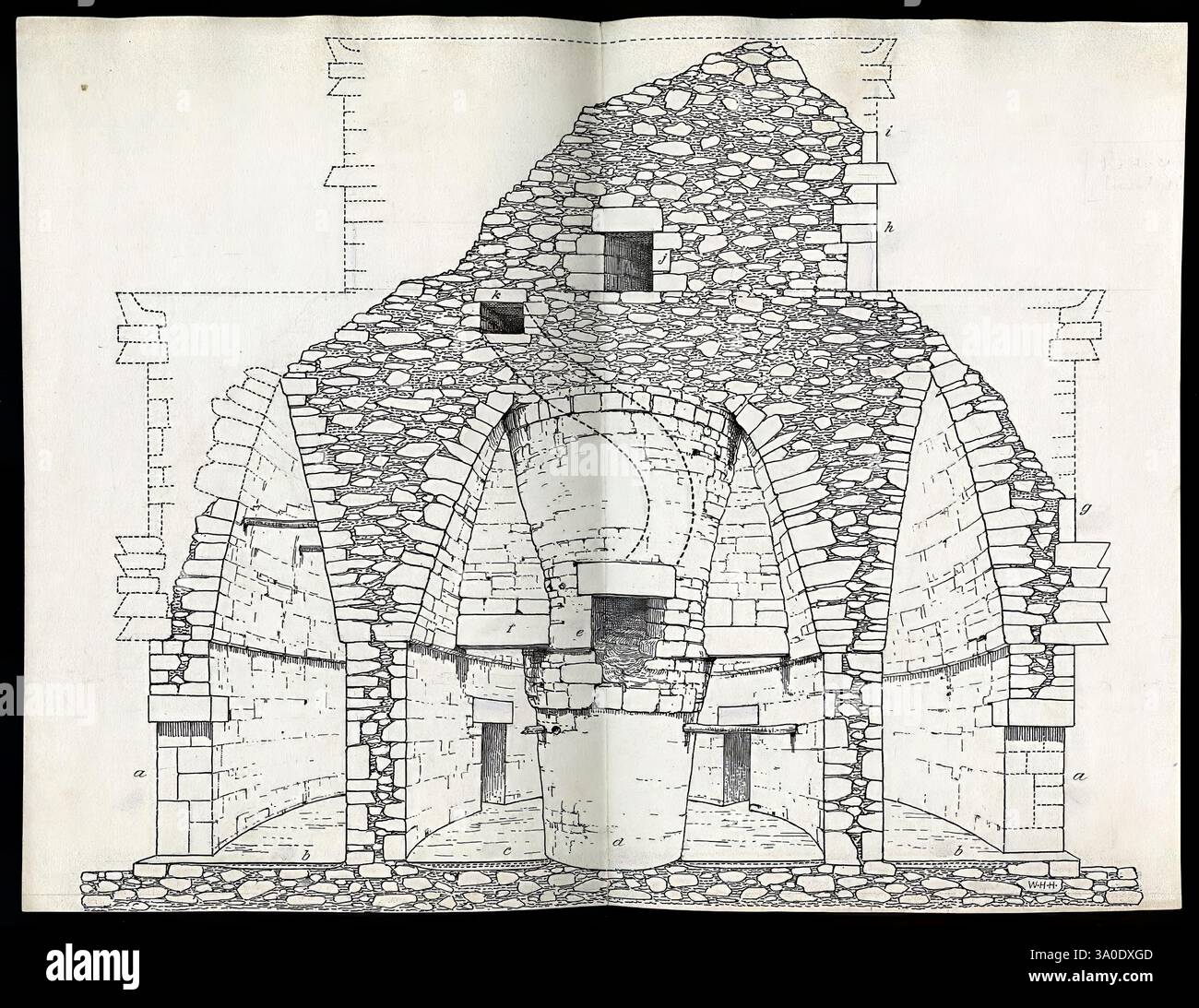 Crumbled collapsed stone walls hi-res stock photography and images - Alamy