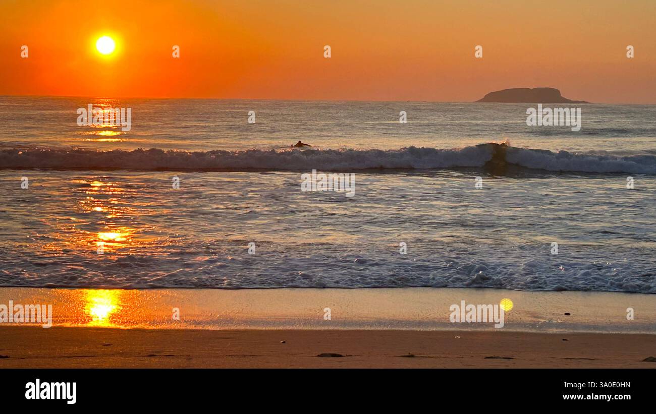 sunset at coffs harbour Stock Photo - Alamy
