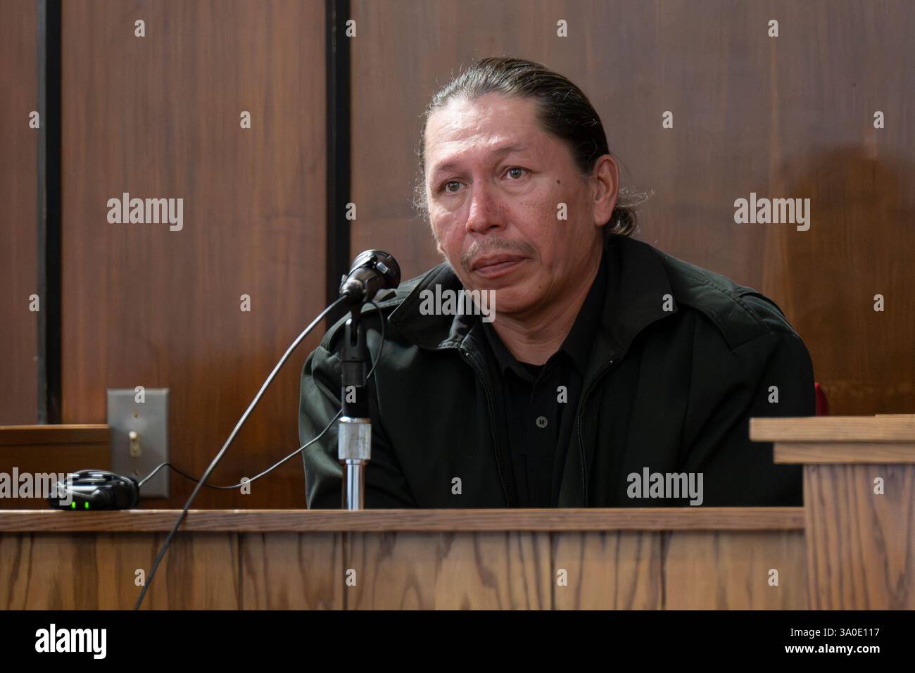 Jason Wickland testifies in the jury trial of Marcella Chidester before ...