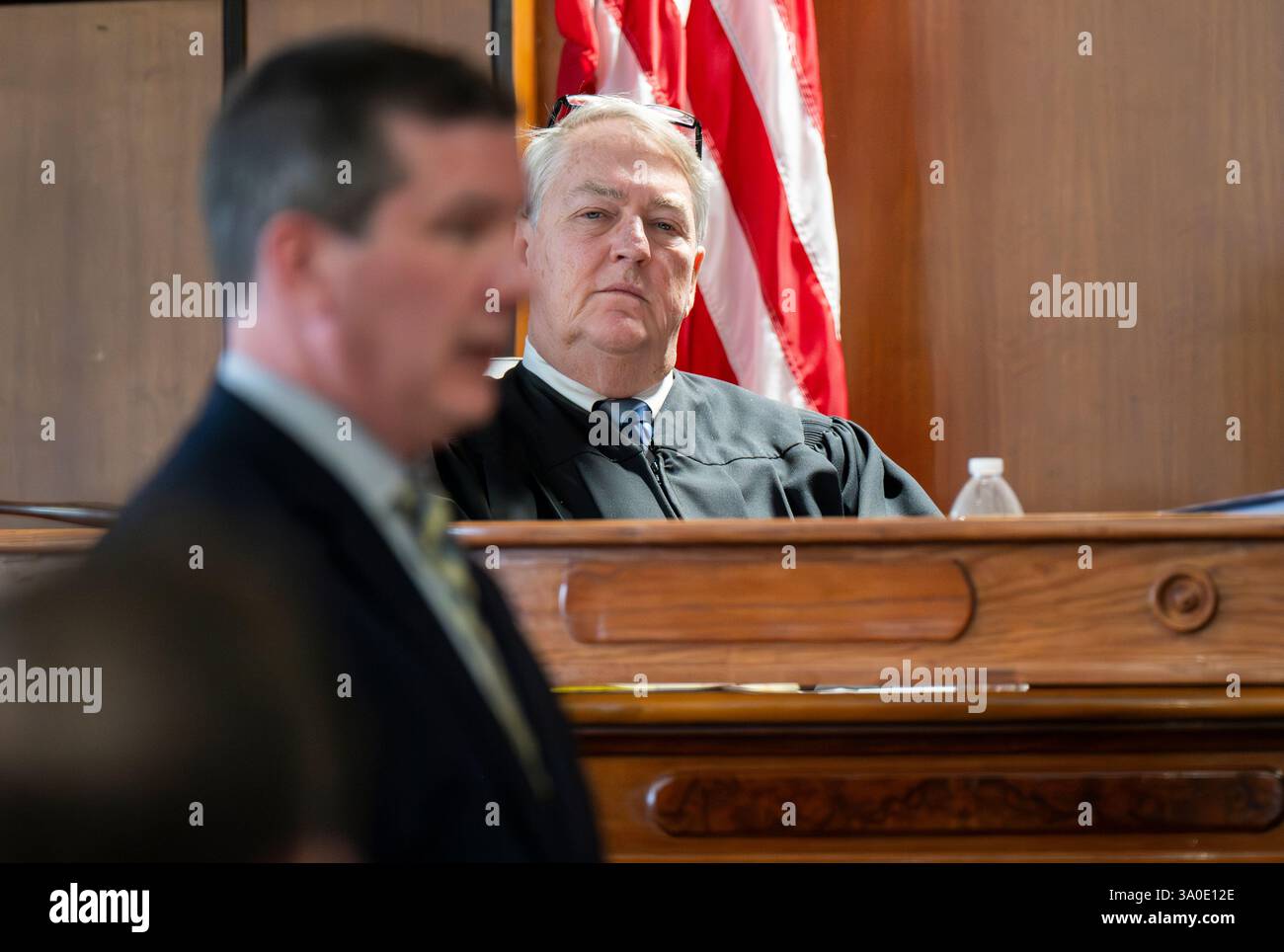 Judge Daniel White listens to Assistant Prosecuting Attorney Ken ...