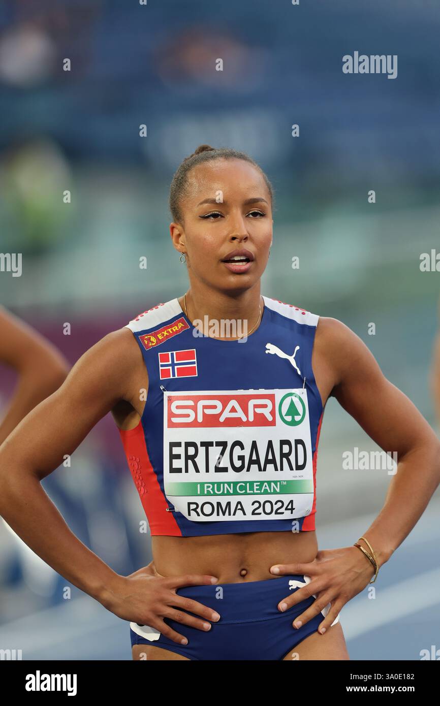 Astri ERTZGAARD (Norway) in the 400m at the European Athletic ...