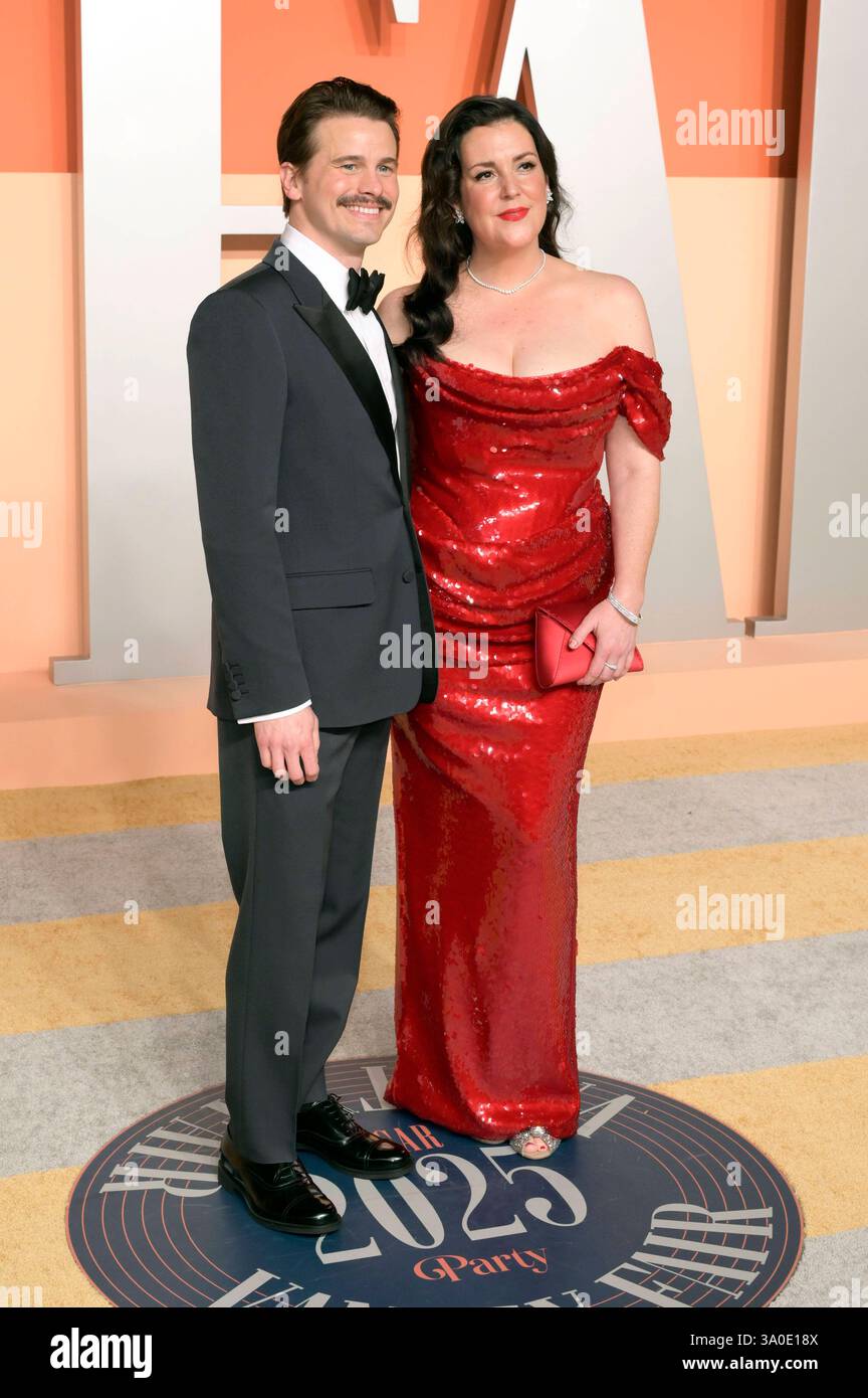Jason Ritter mit Ehefrau Melanie Lynskey bei der Vanity Fair Oscar ...