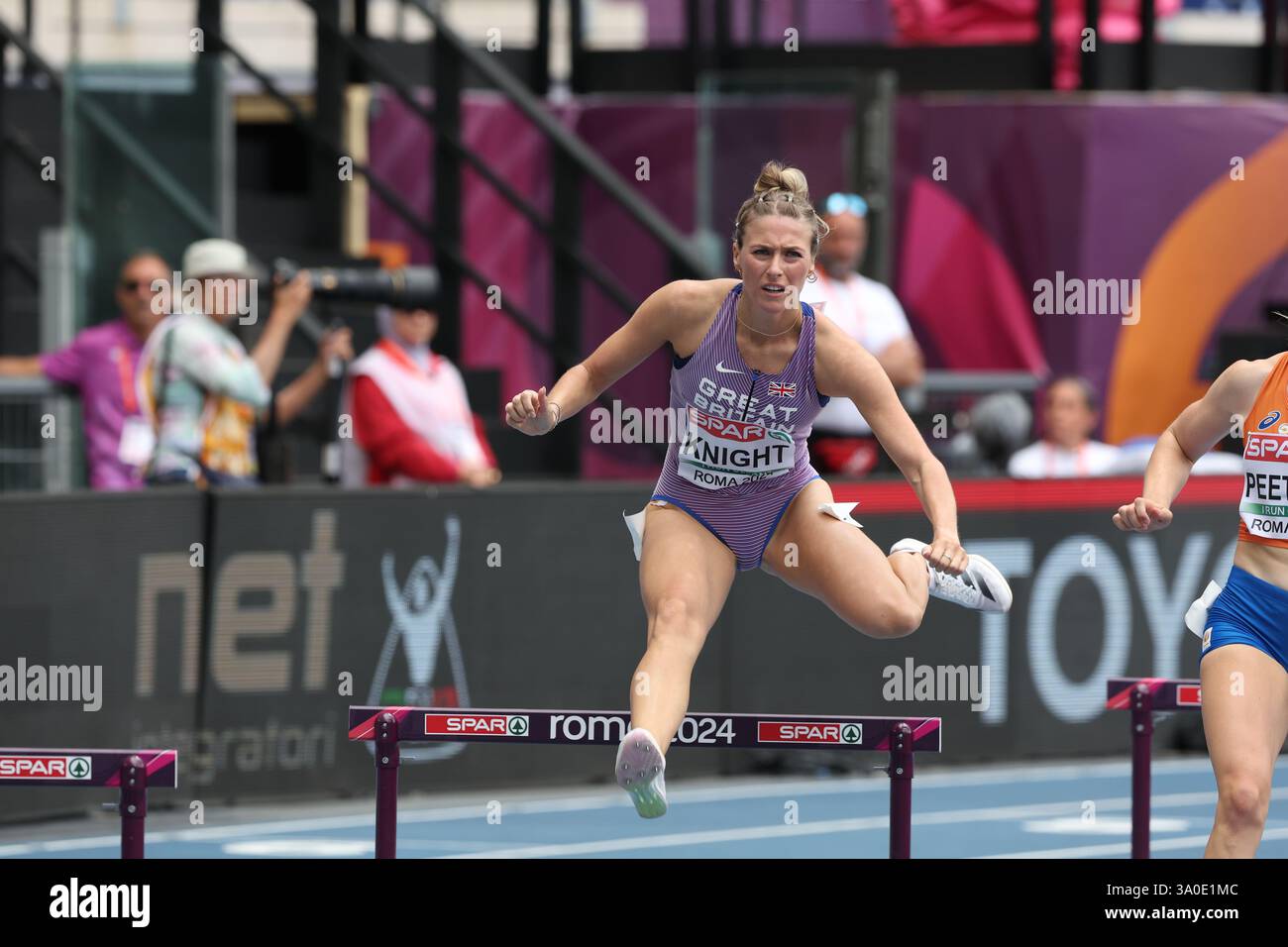 Jessie KNIGHT (GB) in the 400m Hurdles in the European Athletic ...