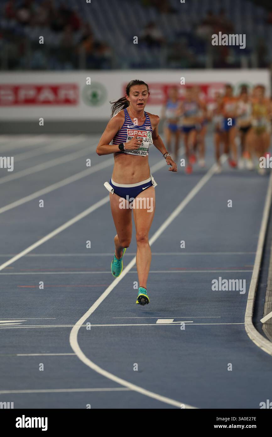 Jessica WARNER-JUDD in the 10000m Final at the European Athletic Championship 2025 Stock Photo ...