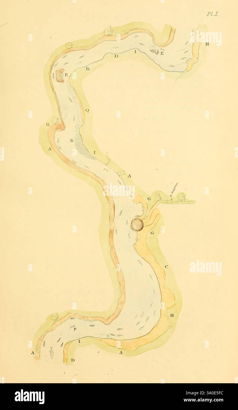 Winding curving river in green hi-res stock photography and images - Alamy