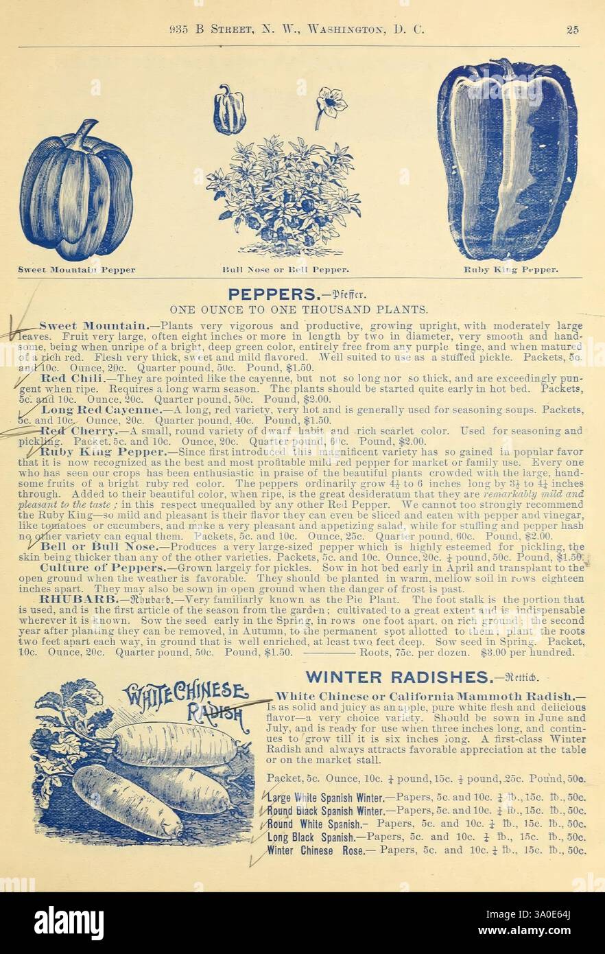 Descriptions of various types of peppers hi-res stock photography and ...
