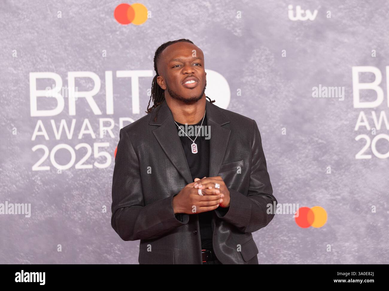 London, UK. 1st March, 2025. (EDITORIAL USAGE ONLY) KSI attends the ...