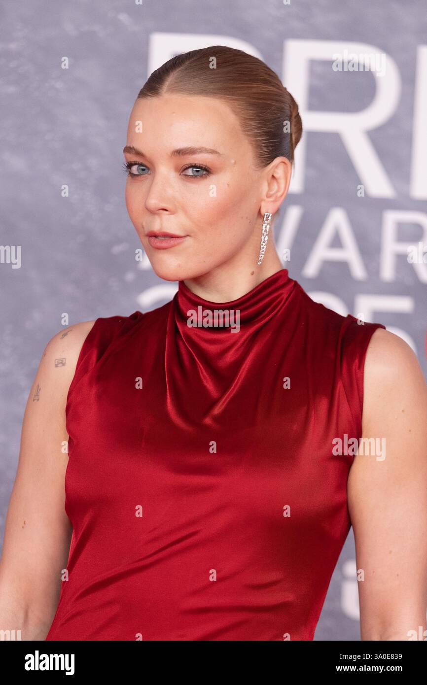 London, UK. 1st March, 2025. (EDITORIAL USAGE ONLY) Becky Hill attends ...