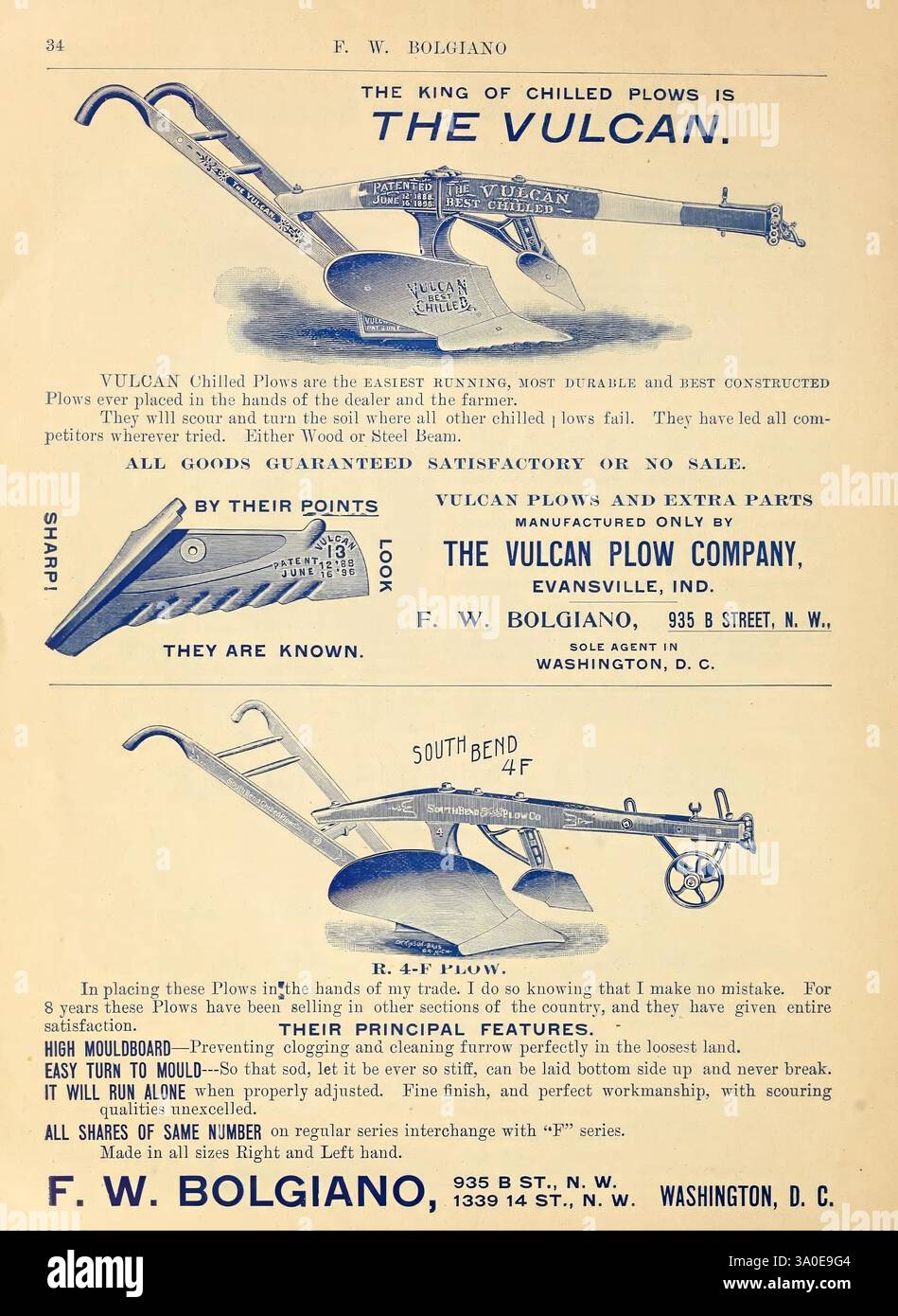 Vulcan chilled plows hi-res stock photography and images - Alamy