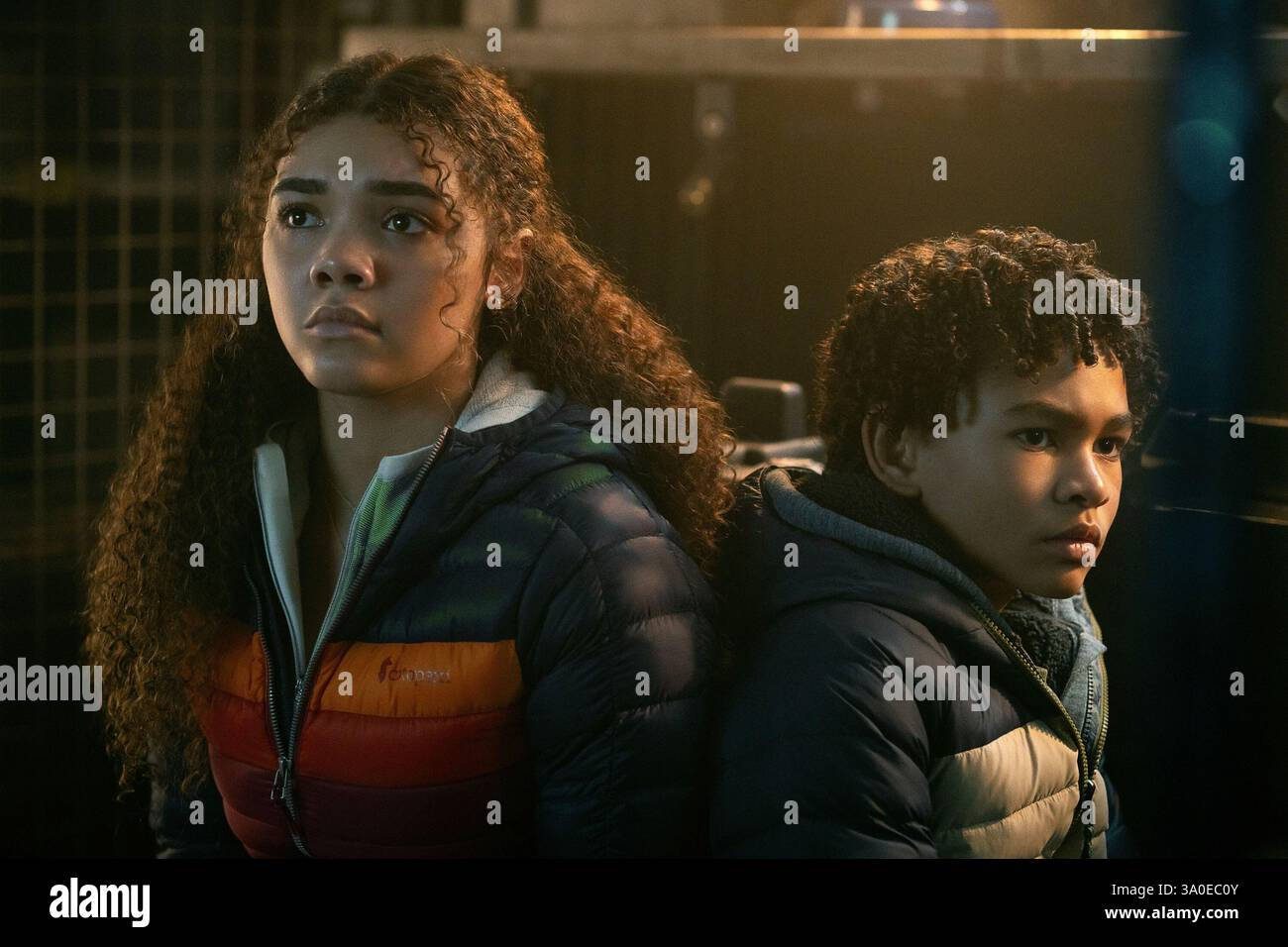 BACK IN ACTION, from left: McKenna Roberts, Rylan Jackson, 2025. ph: John Wilson / © Netflix ...