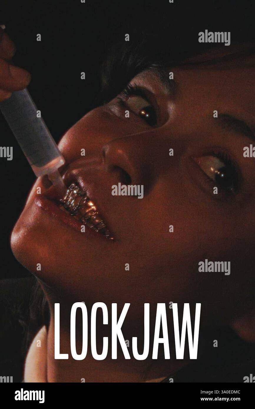 LOCKJAW, poster, Blu Hunt, 2025. © Visit Films /Courtesy Everett ...