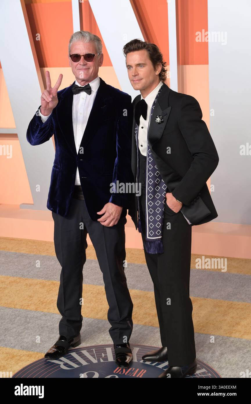 Los Angeles, USA. 02nd Mar, 2025. Los Angeles, CA. 02MAR2025: Matt Bomer & Simon Halls at the ...