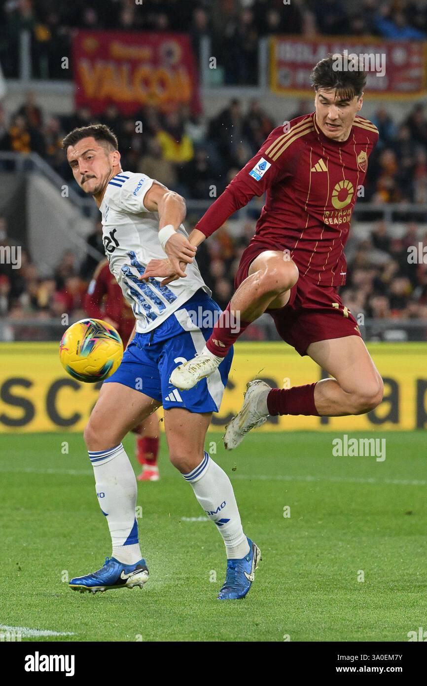 Rome, Italy. 02nd Mar, 2025. Olimpico Stadium, Rome, Italy - Eldor ...