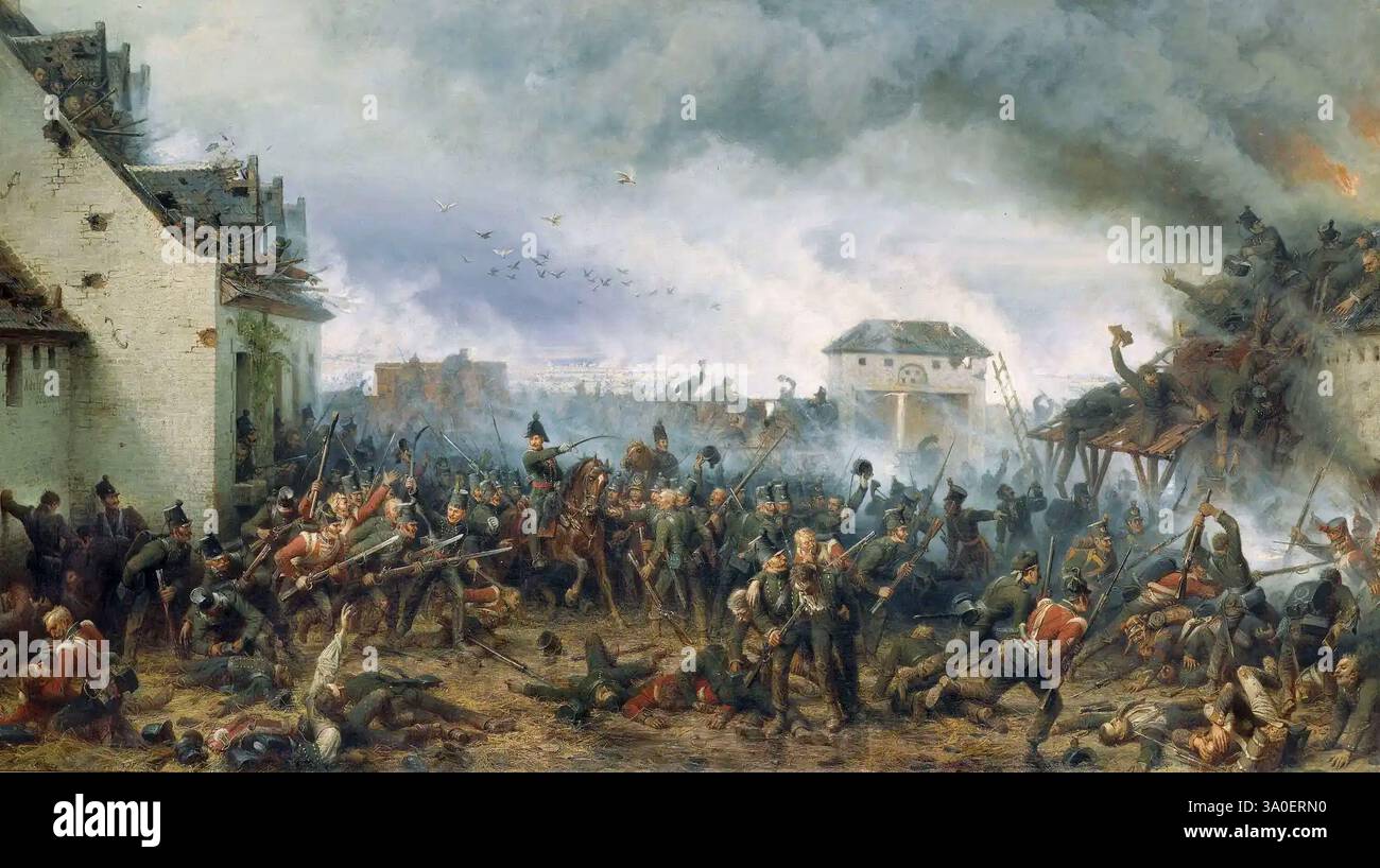 British army napoleonic wars painting hi-res stock photography and ...
