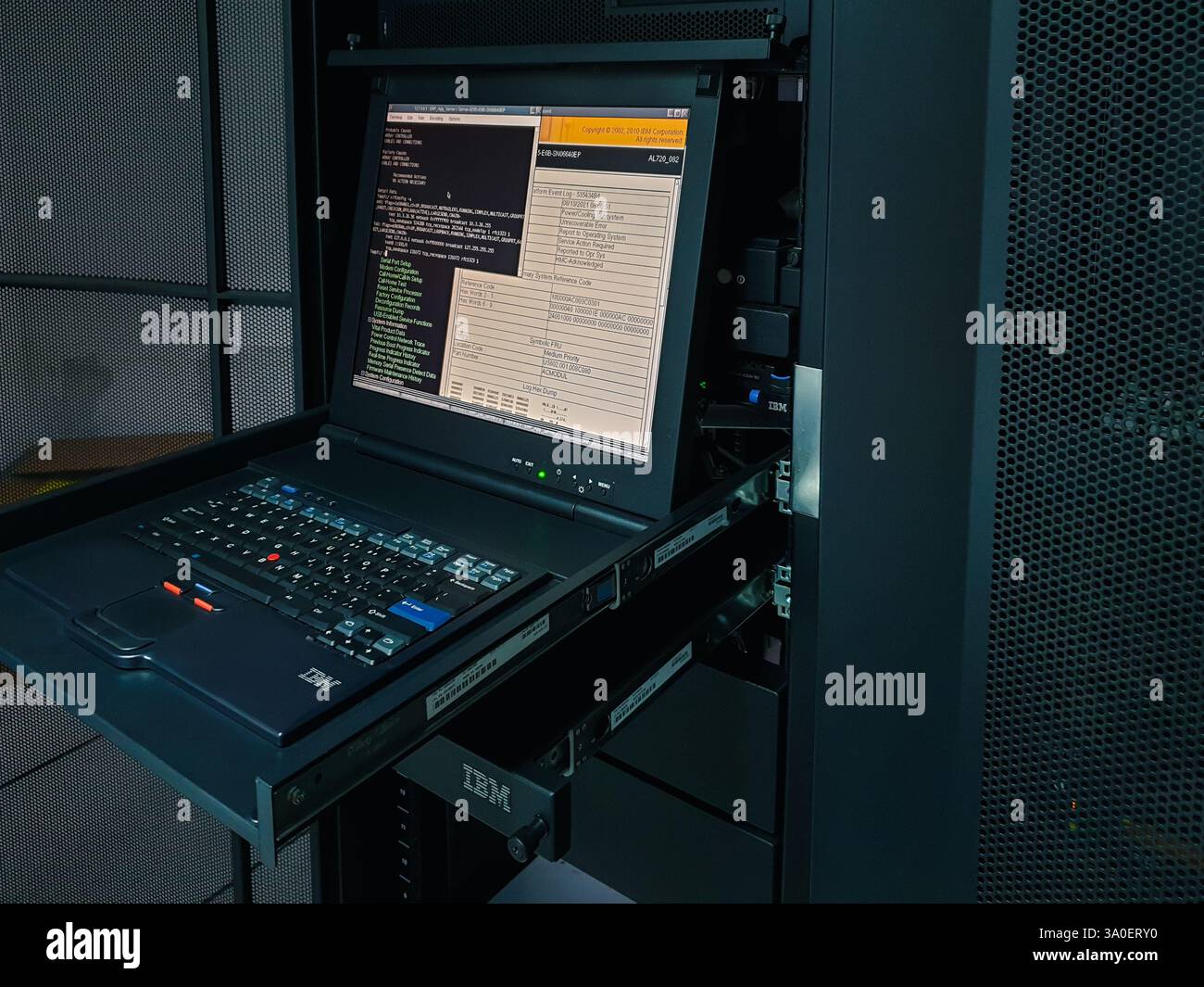 Bangkok, Thailand - August 17, 2021 : Installing hard disk raid storage ...