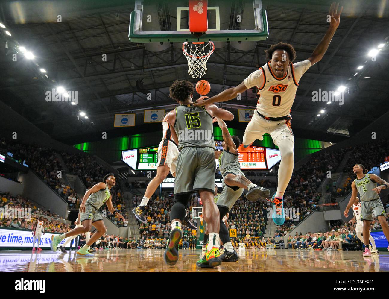 Waco, Texas, USA. 1st Mar, 2025. Oklahoma State Cowboys forward ...