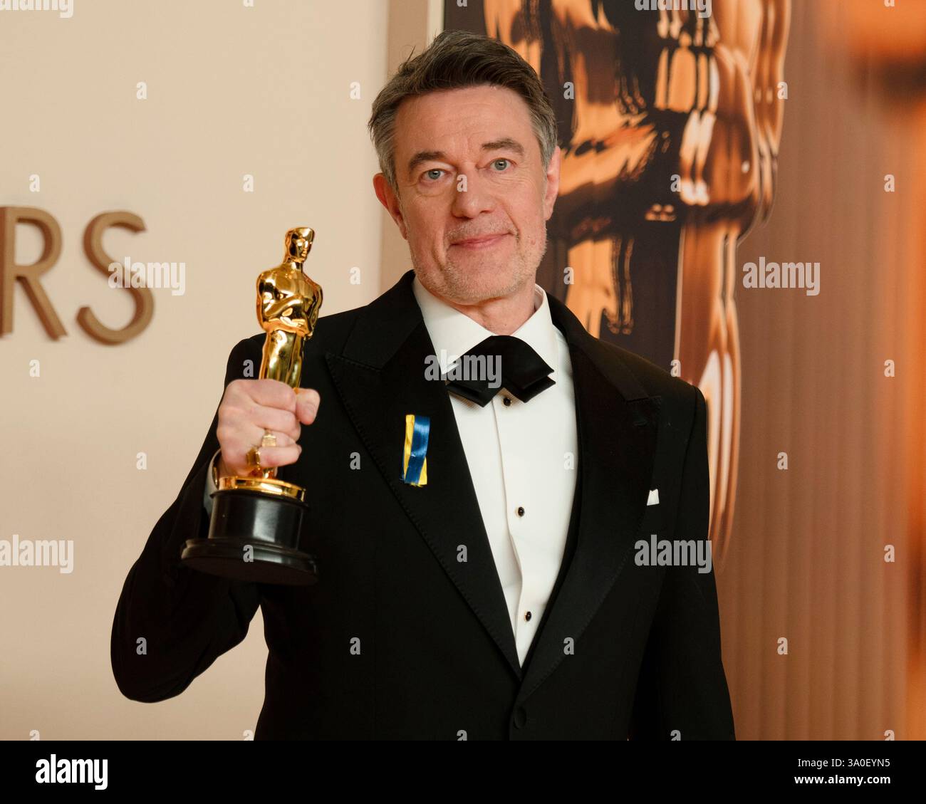 March 2, 2025, Los Angeles, California, USA: Peter Straughan in the ...