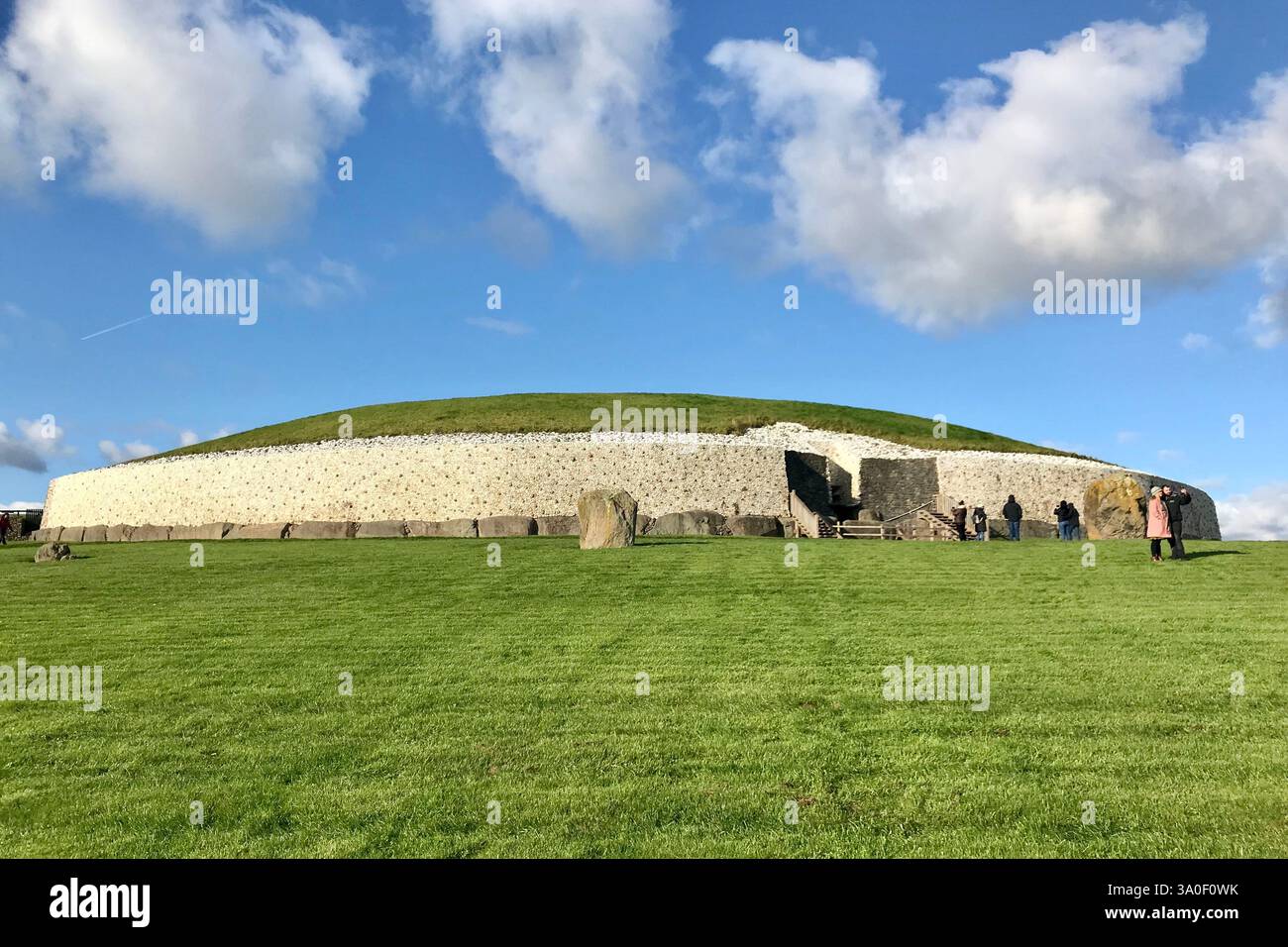 The ancient monument in Ireland called Newgrange Stock Photo - Alamy