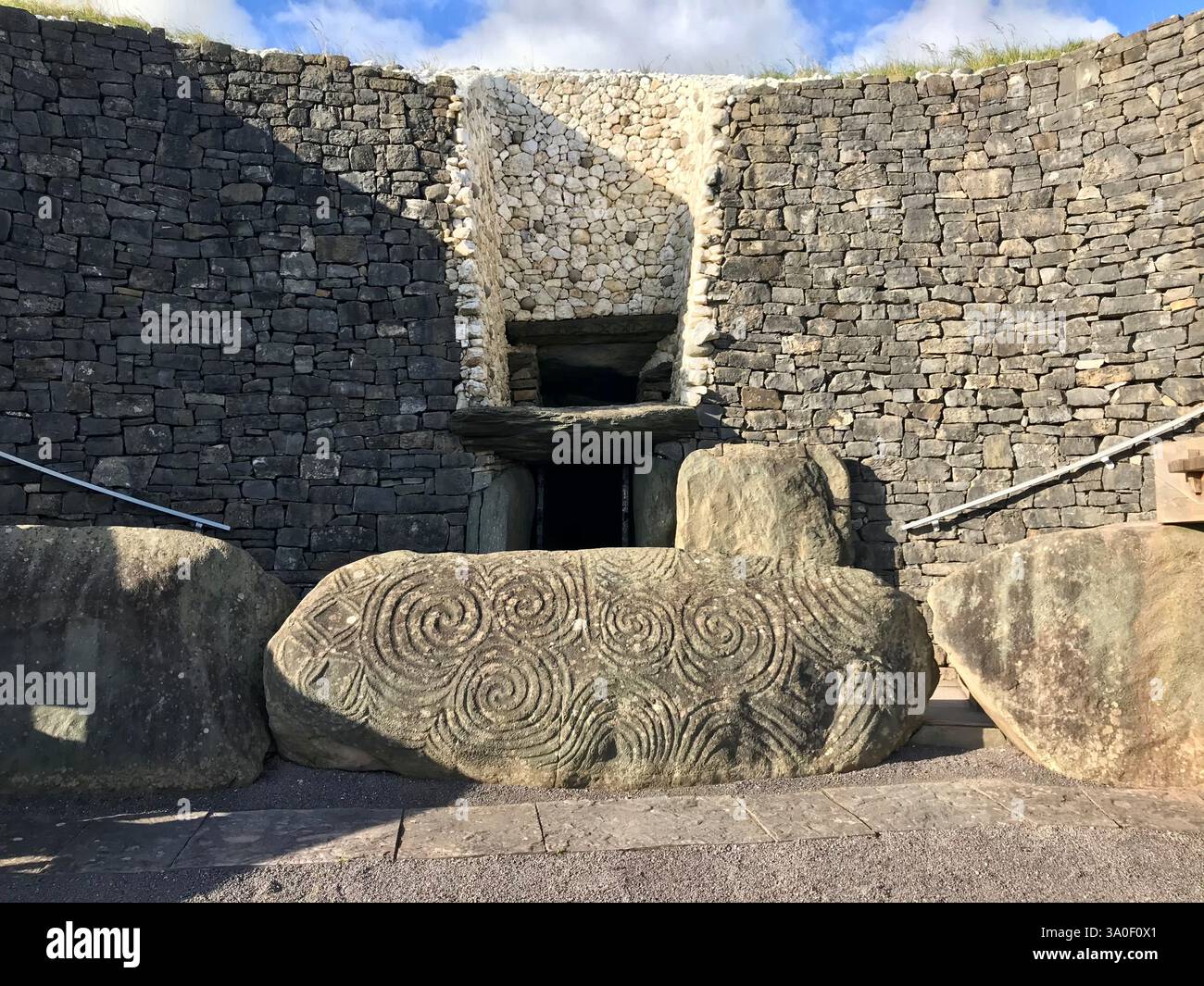 The ancient monument in Ireland called Newgrange Stock Photo - Alamy