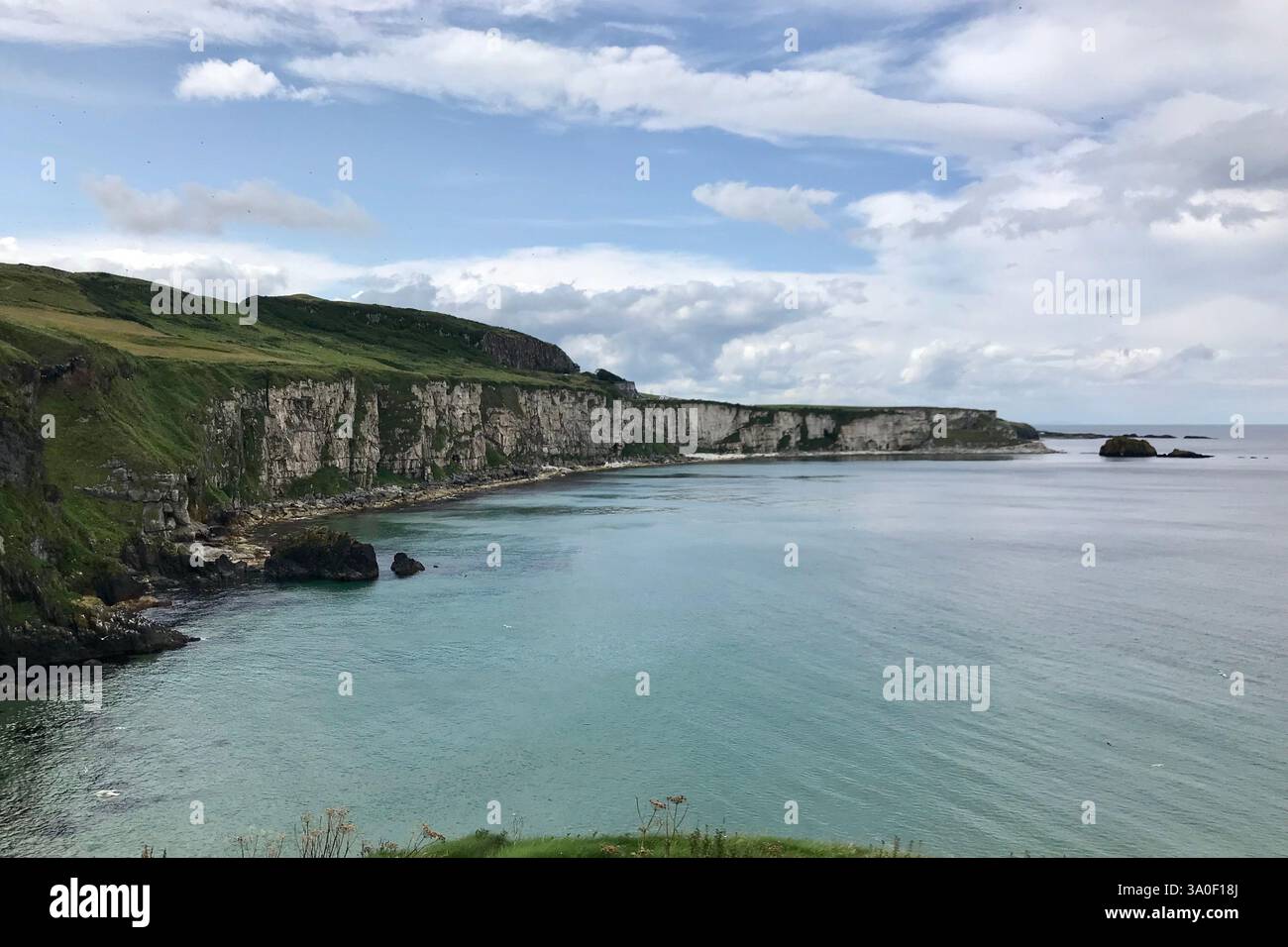 The dramatic coastal part of Northern Ireland Giant’s Causeway with its ...